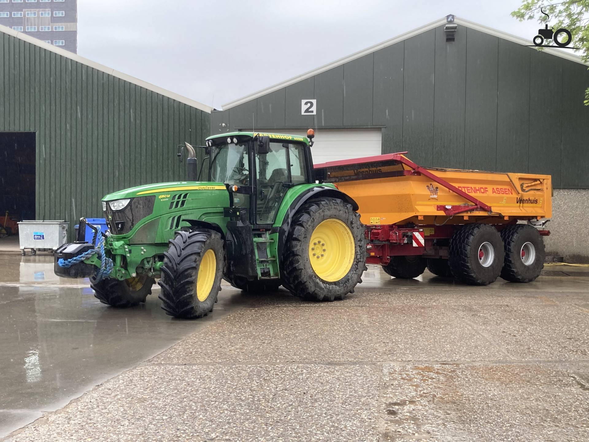 Foto John Deere 6150M van Gebr. Hartenhof BV