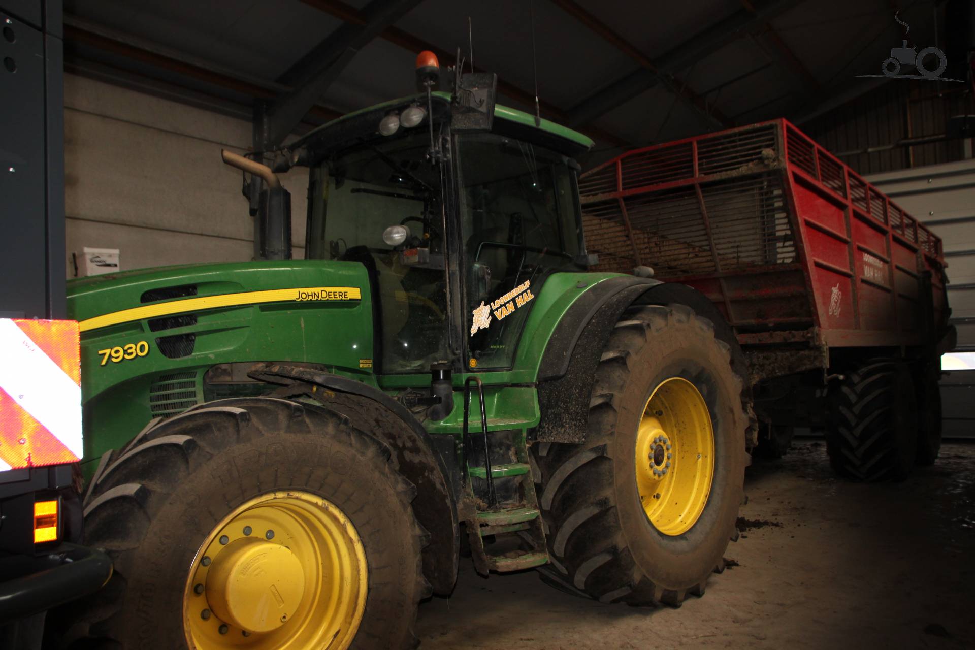 Foto John Deere 7930 van Loonbedrijf Firma Van Hal