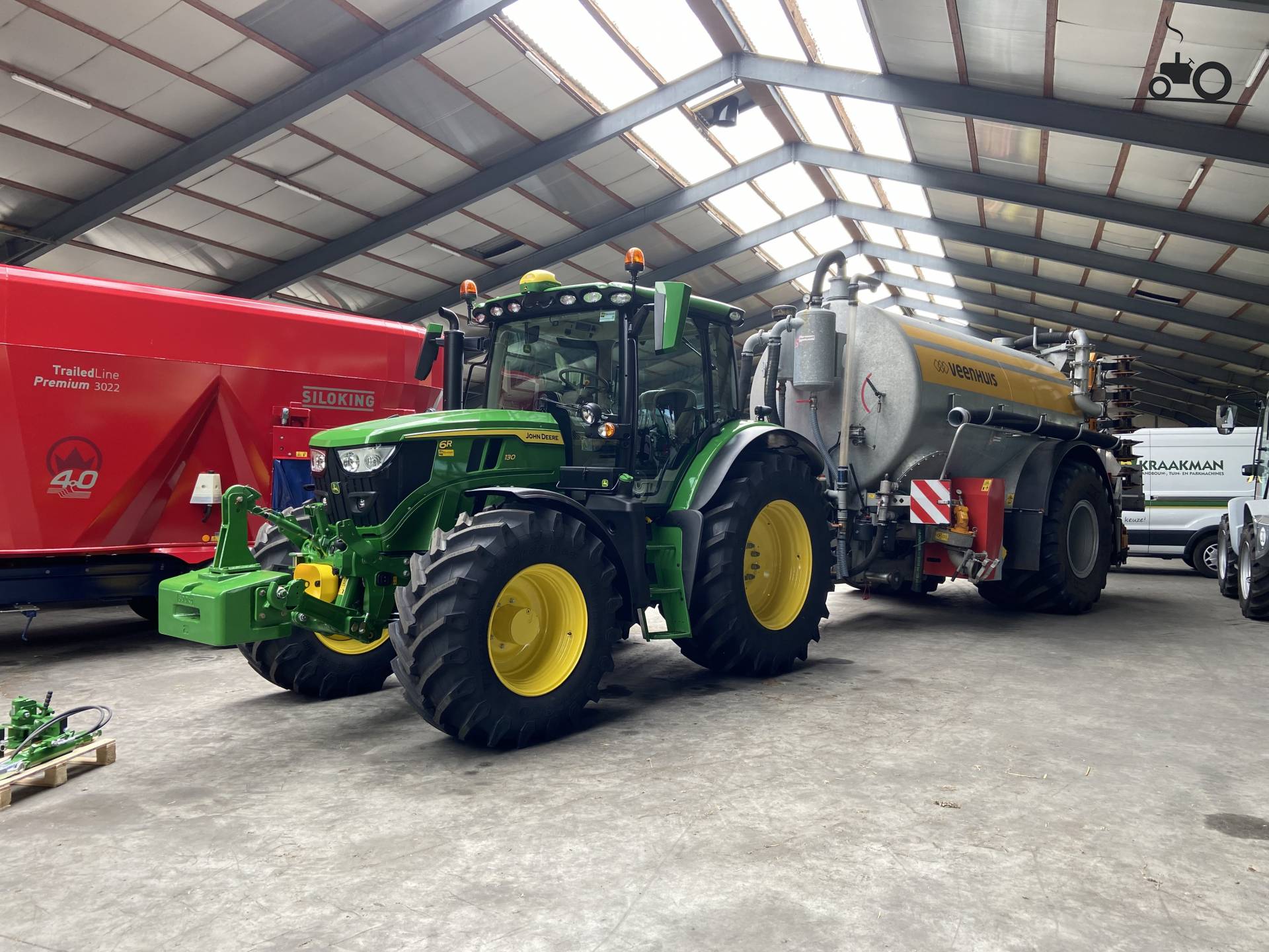 Foto John Deere 6R 130 van Kraakman BV