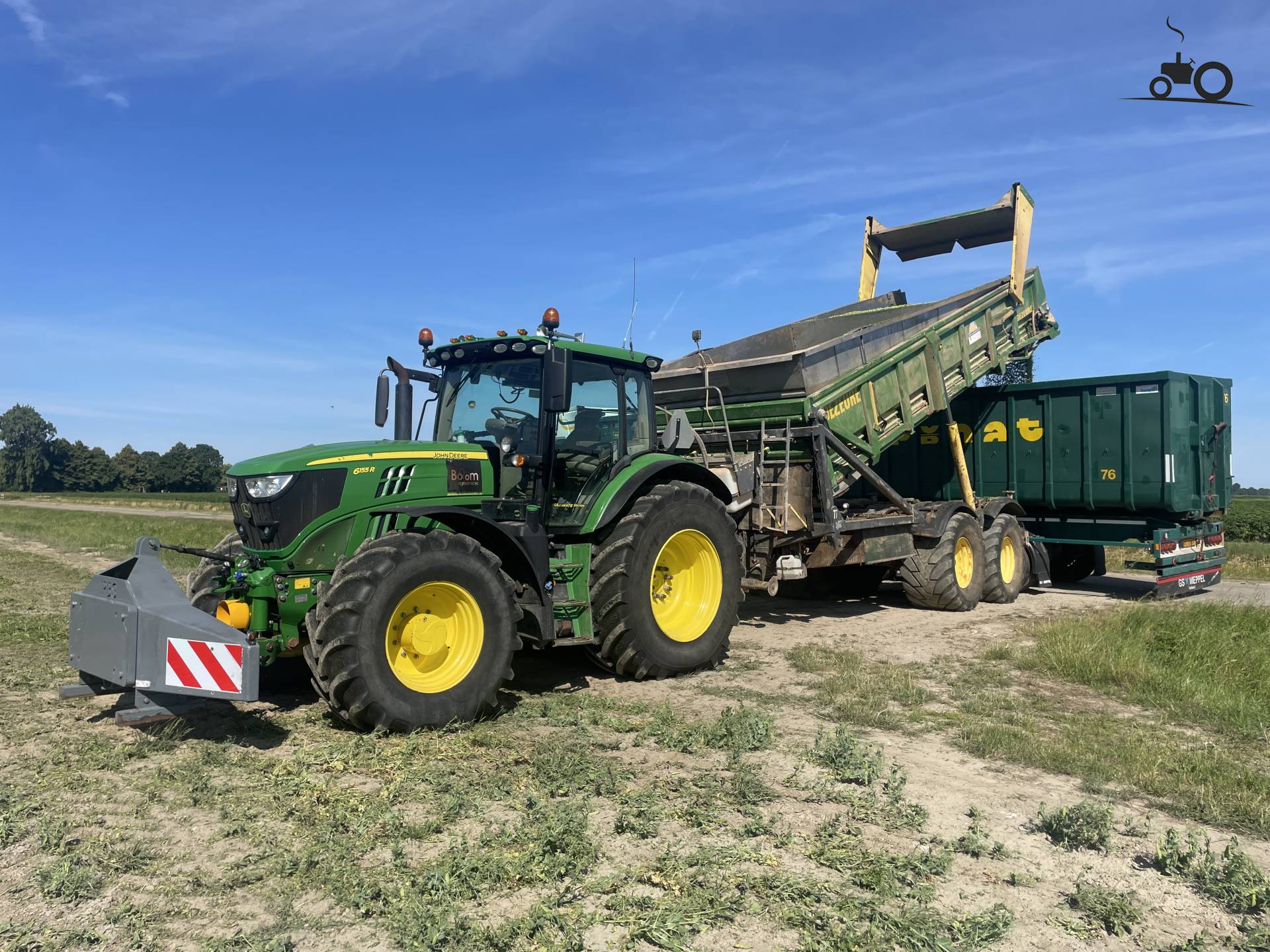 Foto John Deere 6155R van Boom agriservices