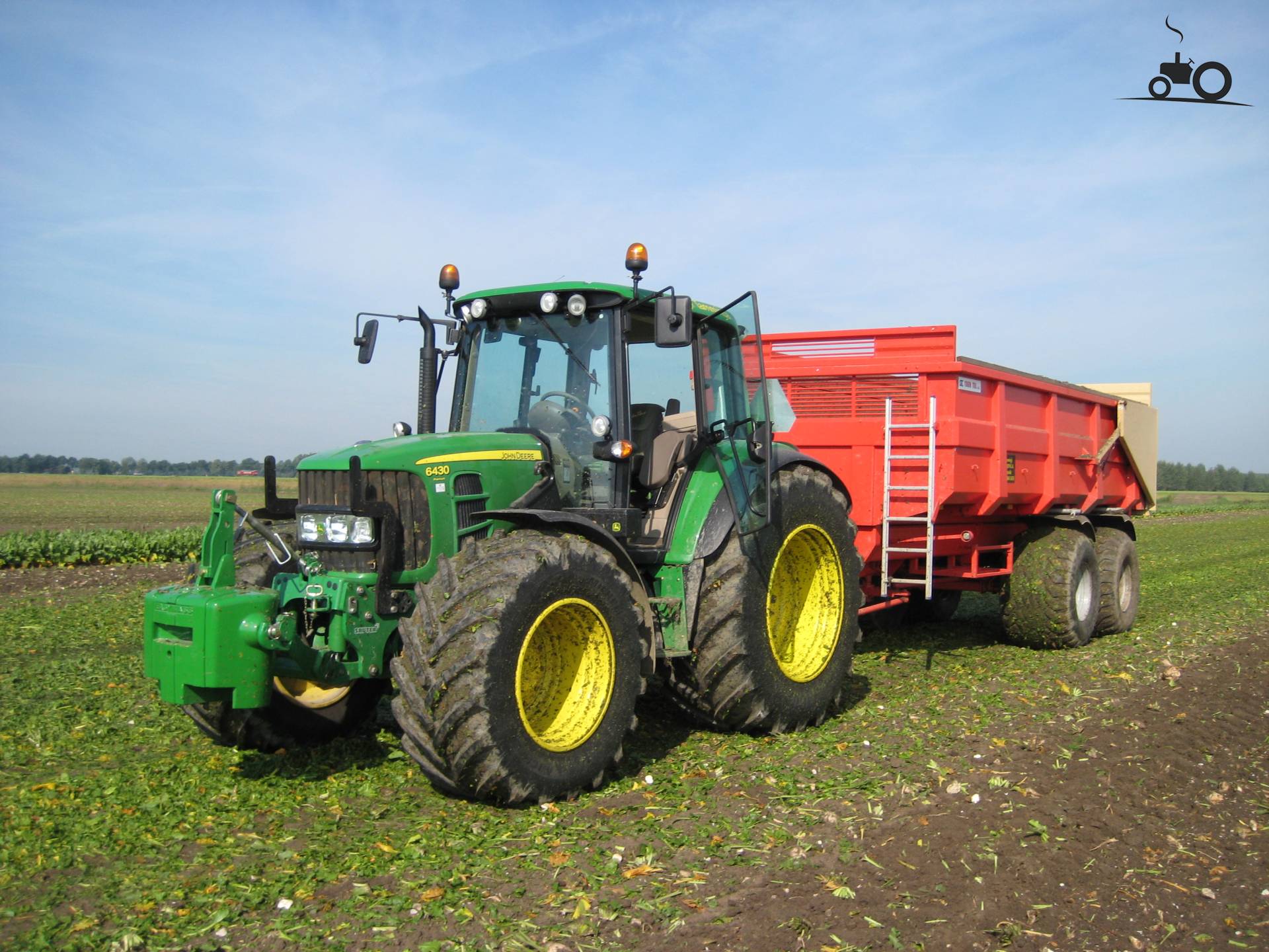 Foto John Deere 6430 Premium van Loonbedrijf Tamminga