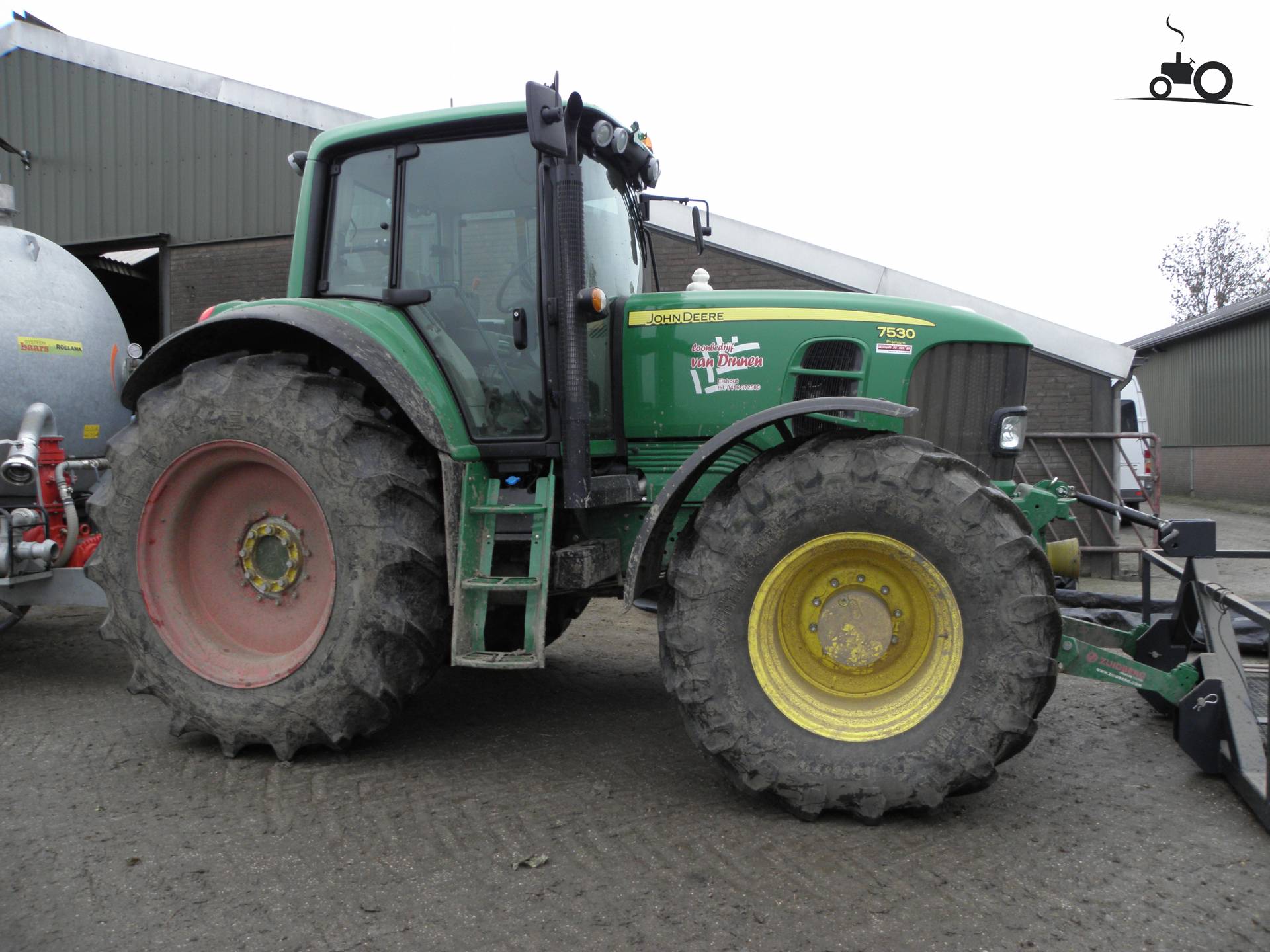 Foto John Deere 7530 Premium van Van Drunen