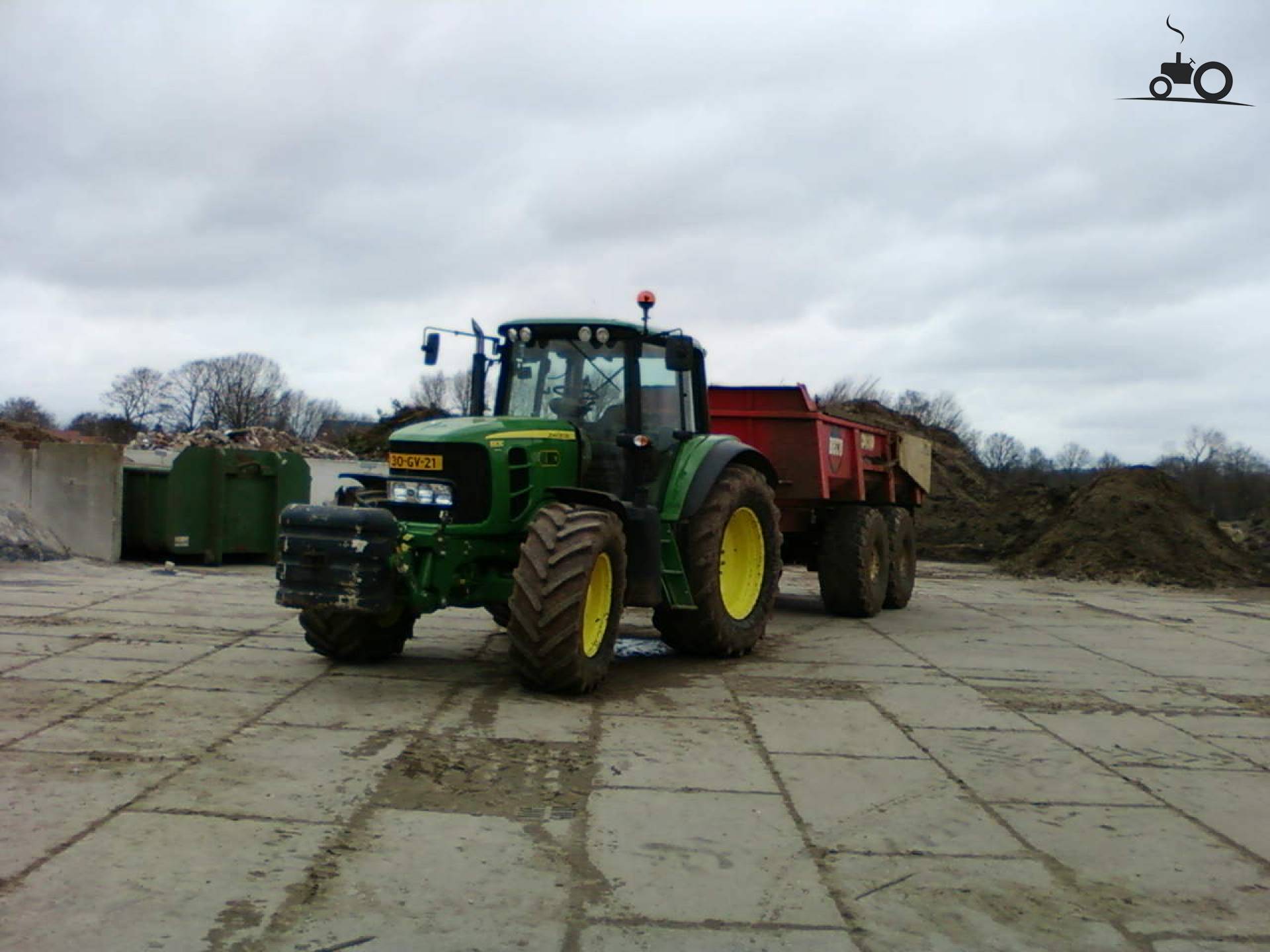 Foto John Deere 6830 Premium van C.w.v Barlo