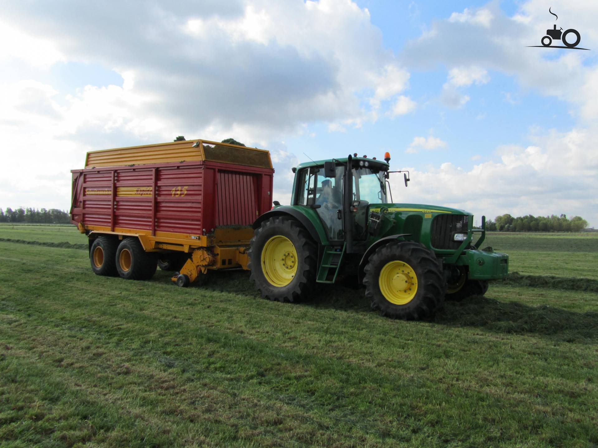 Foto John Deere 6520 van Riphagen