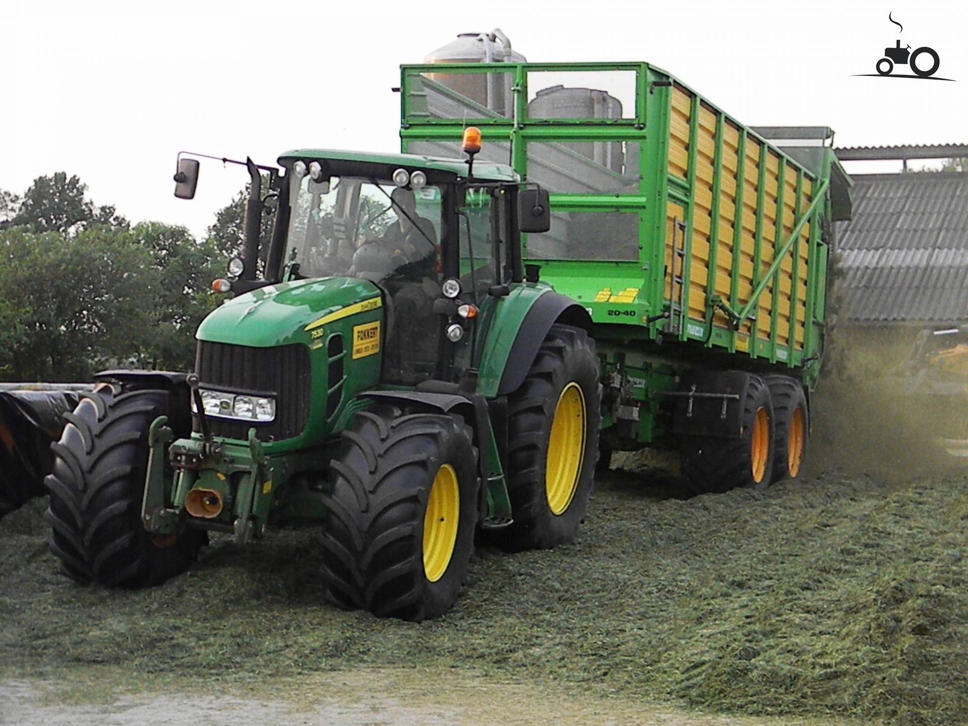 Foto John Deere 7530 Premium van Fokkert