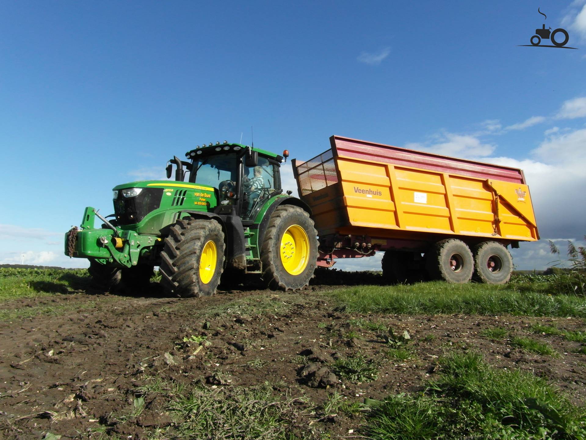 Foto John Deere 6170R van Van De Bunt