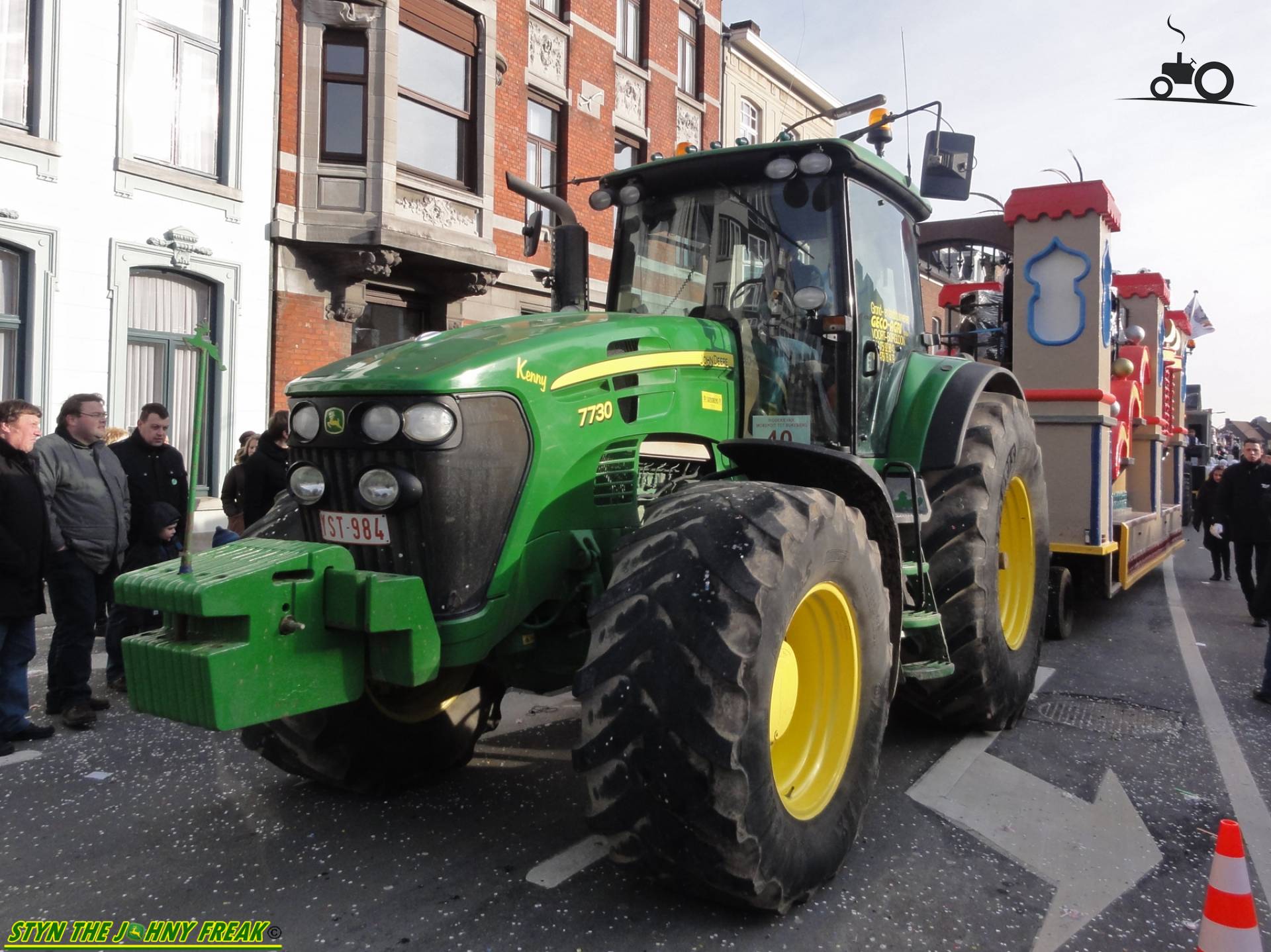 Foto John Deere 7730 van Grond- en Landbouwwerken Geco-agri