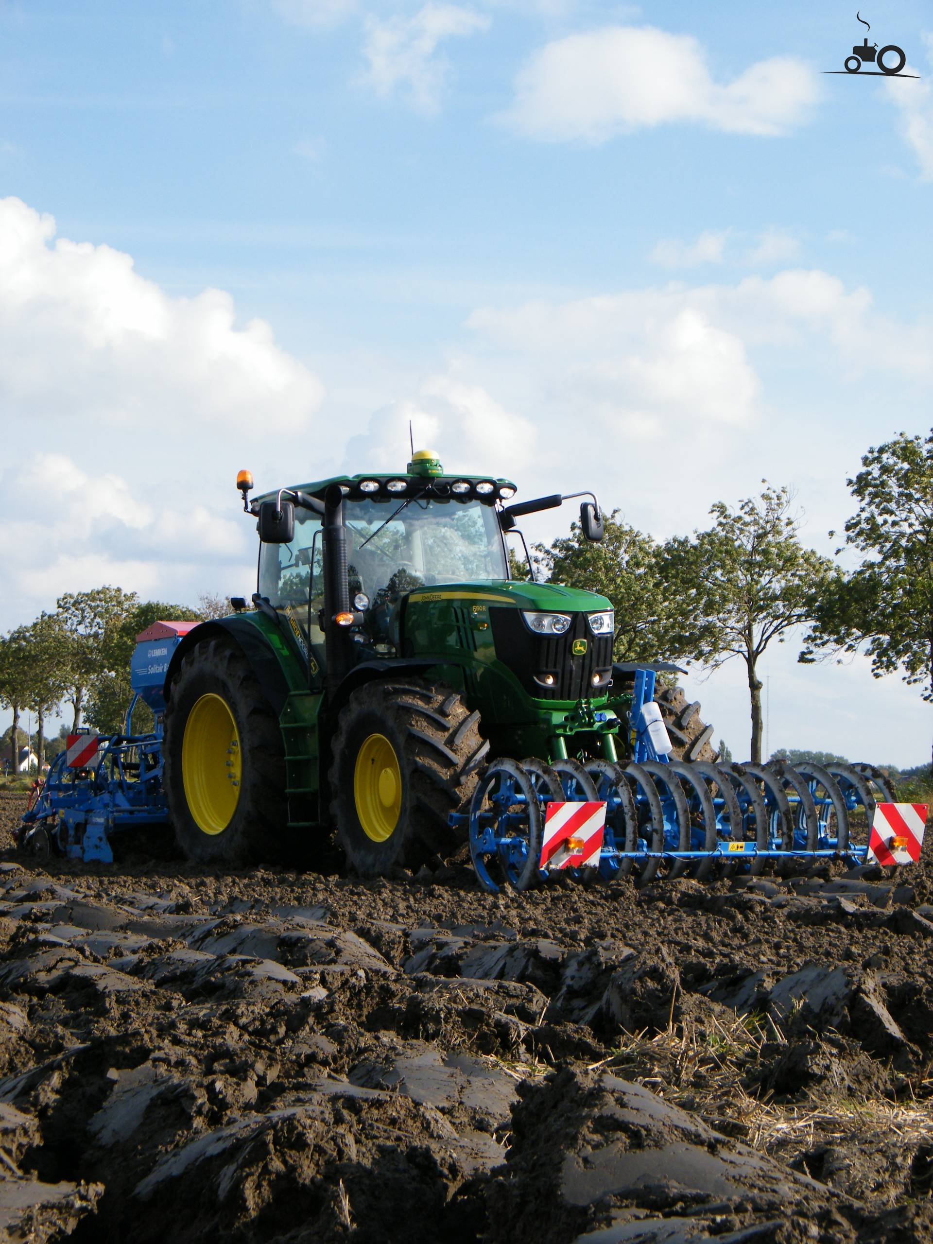 Foto John Deere 6190R van Smid