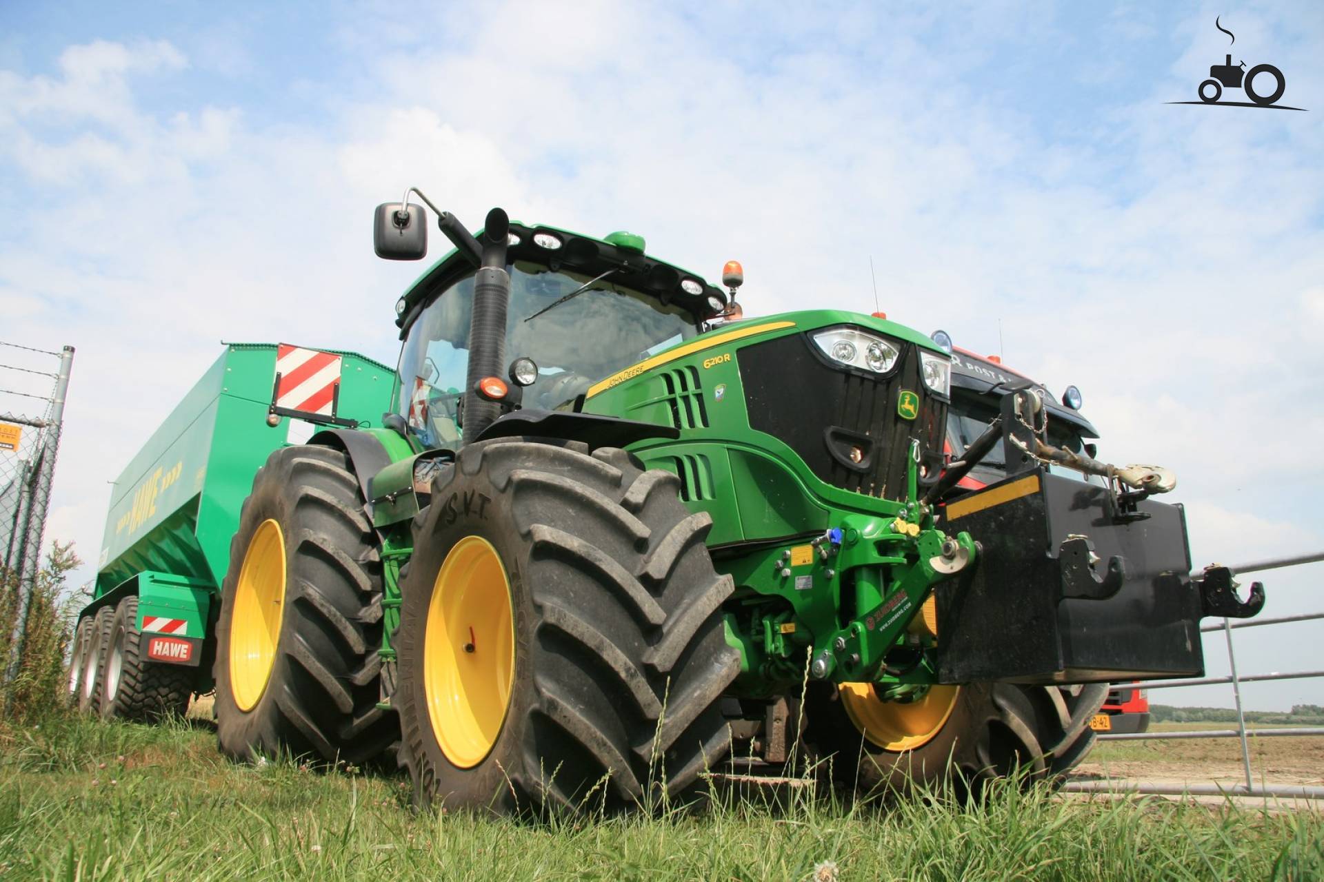 Foto John Deere 6210R van Http://www.jtnfotografie.nl