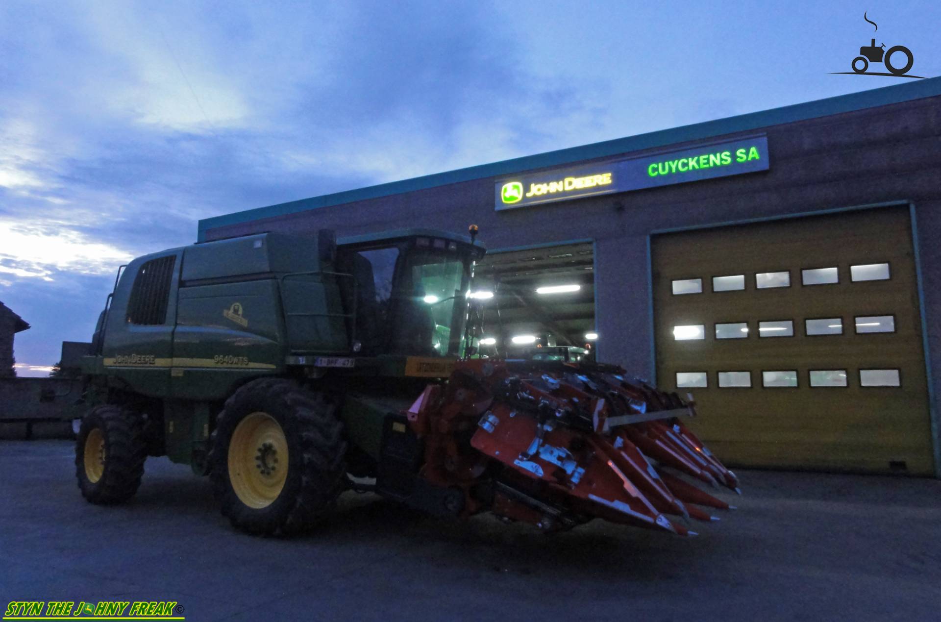 Foto John Deere 9640 WTS van Loonwerken Groven