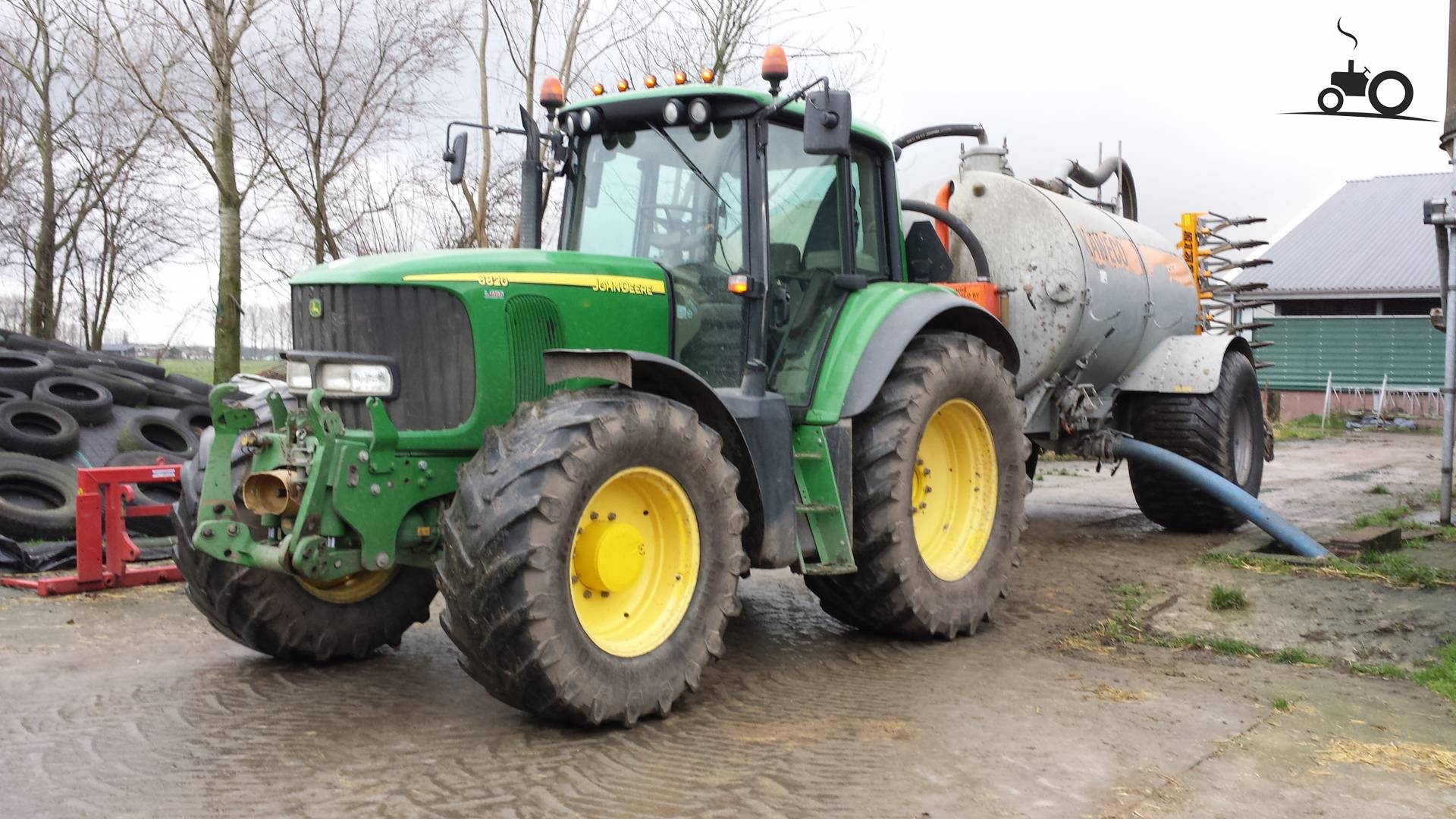 Foto John Deere 6820 van Van Asch VOF