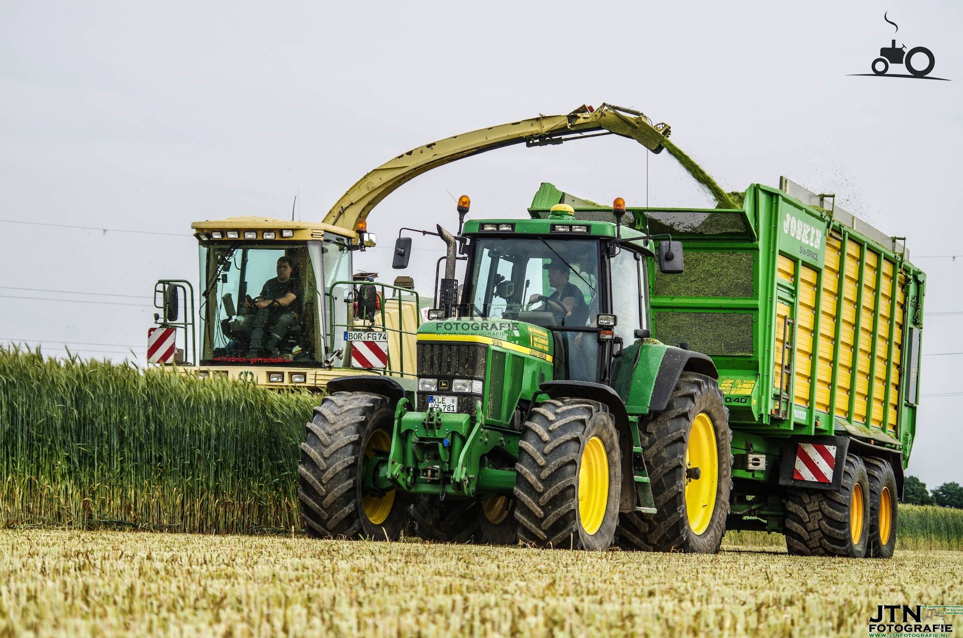 Foto John Deere 7810 van Jtn Fotografie