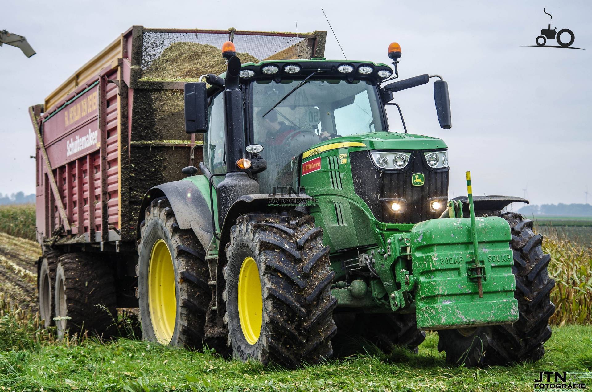 Foto John Deere 6195R van Jtn Fotografie