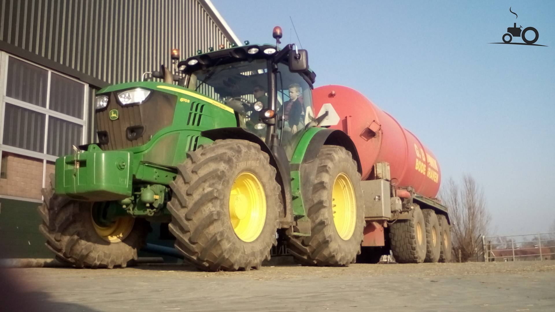 Foto John Deere 6170R van G. Bunnik Bodegraven