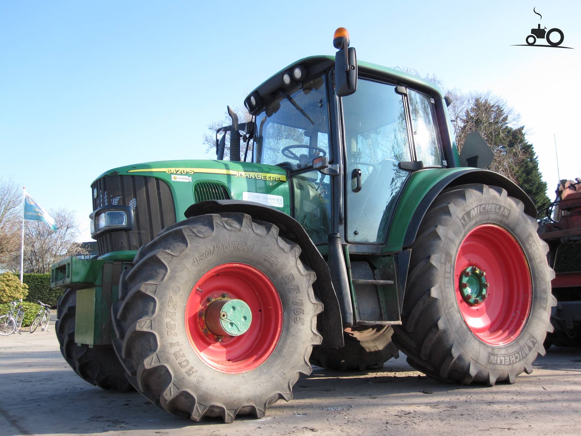 Foto John Deere 6420 S van Gebr. Olieman BV