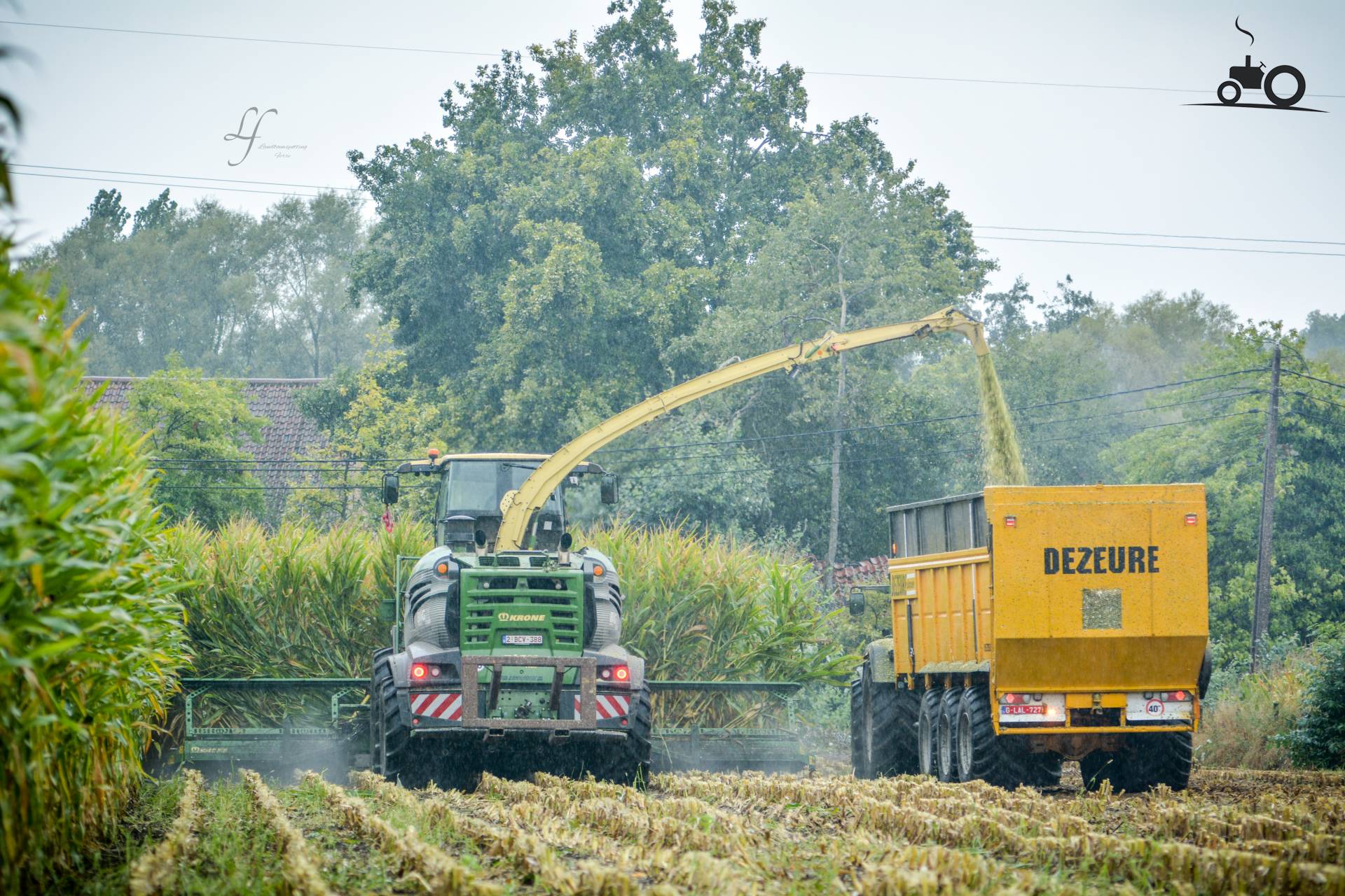 De Big X 1180 van Wiverco bv in actie