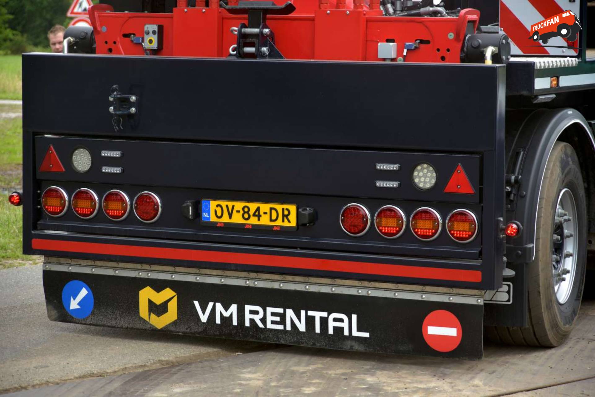 Foto KWB oplegger van VM rental