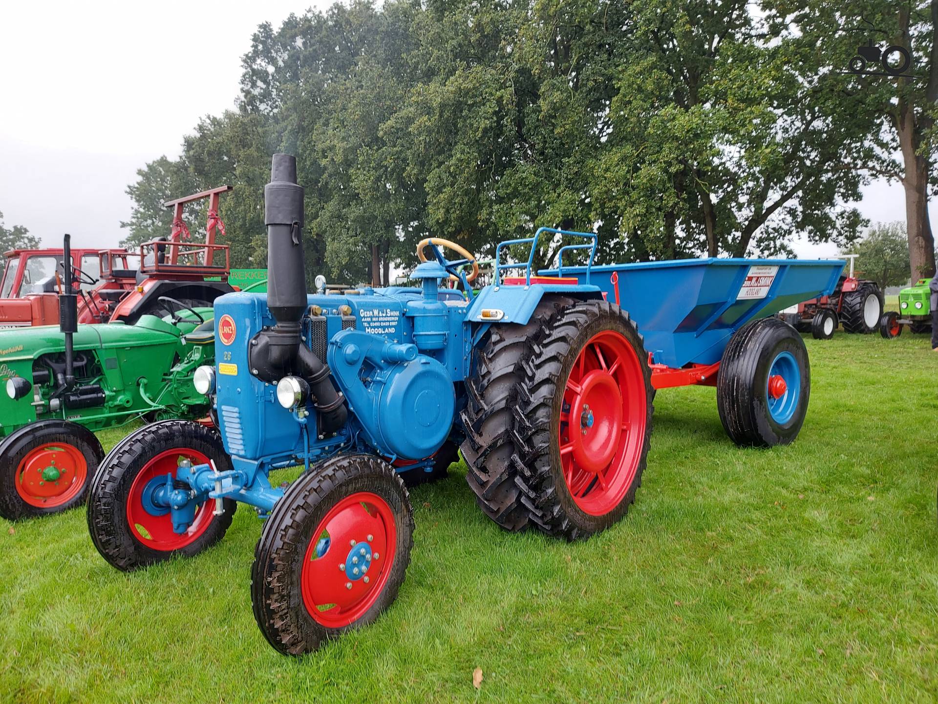 Lanz Bulldog D2806 met Spijkstaal kiepertje