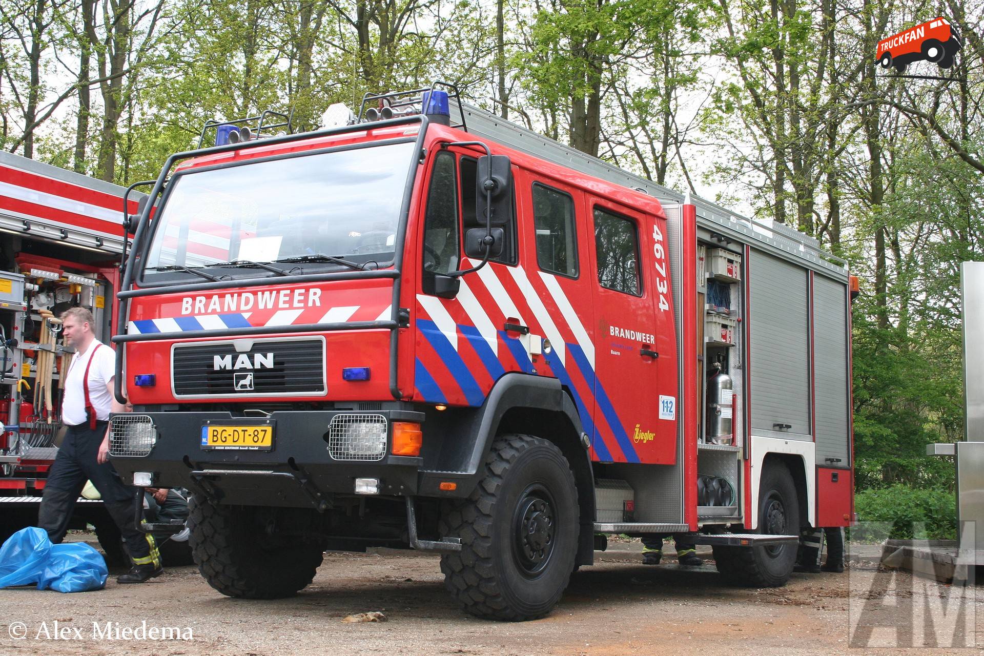 Foto MAN L2000 van Brandweer