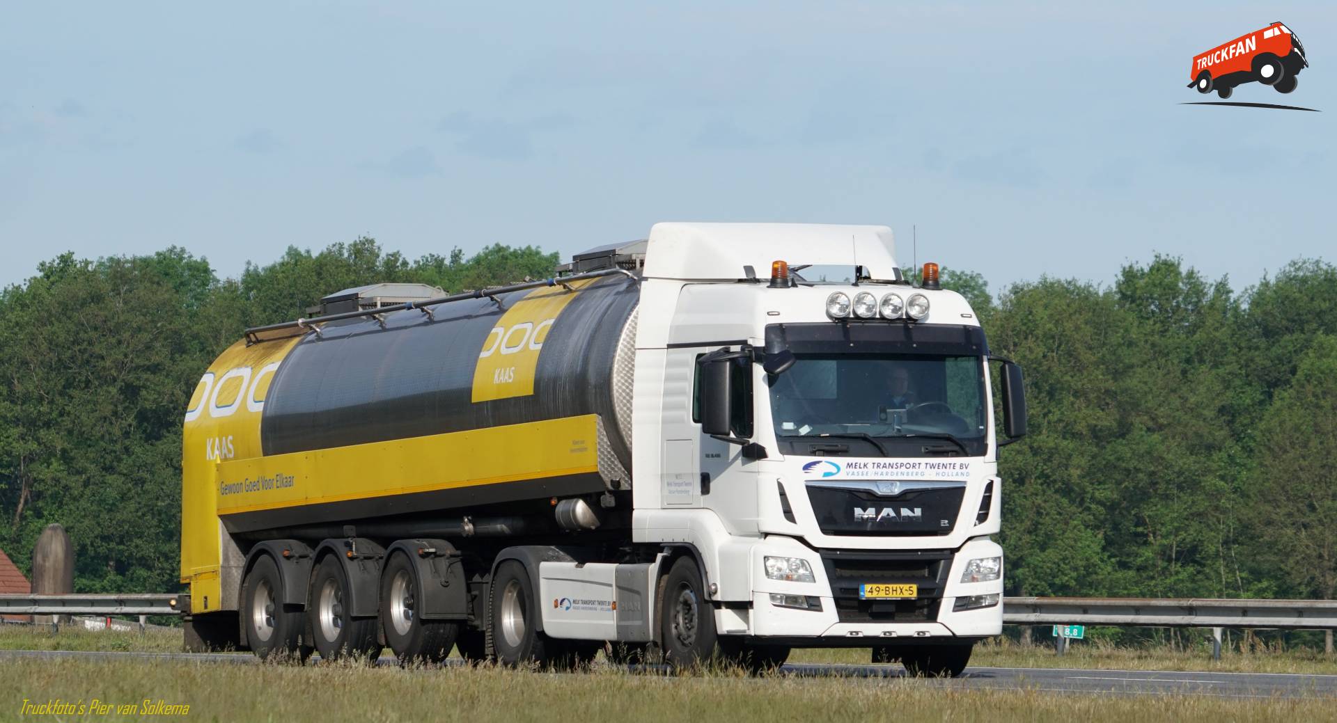 Foto MAN TGS van Melk Transport Twente B.V.