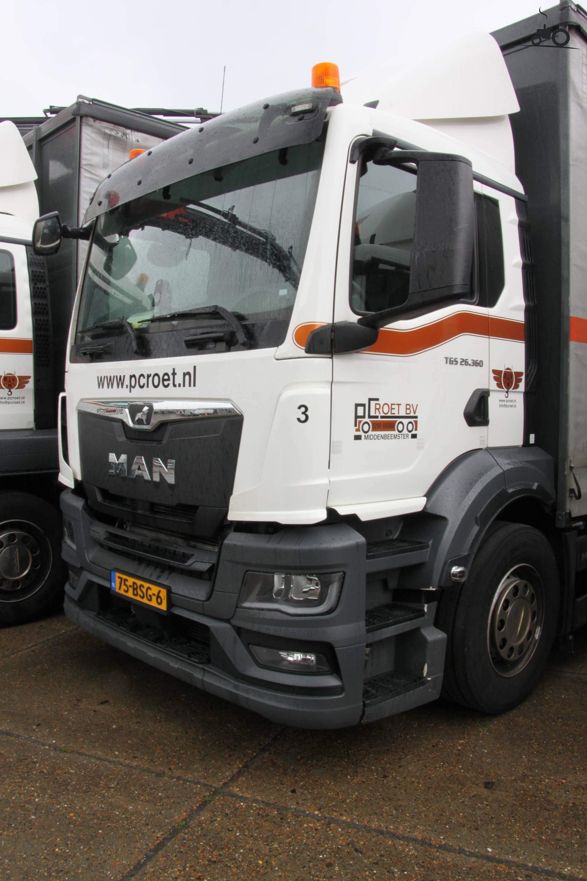 Foto MAN TGS van P.C. Roet verticaal/horizontaal transp. B.V.