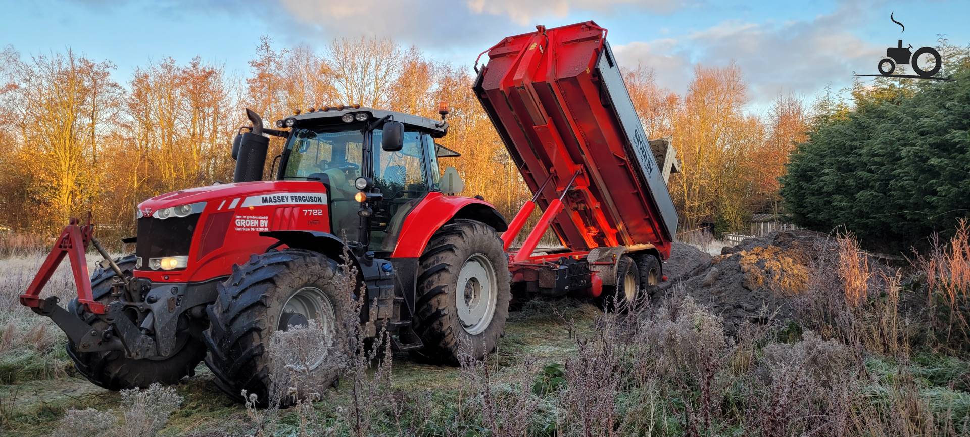 Grond rijden met de carrier