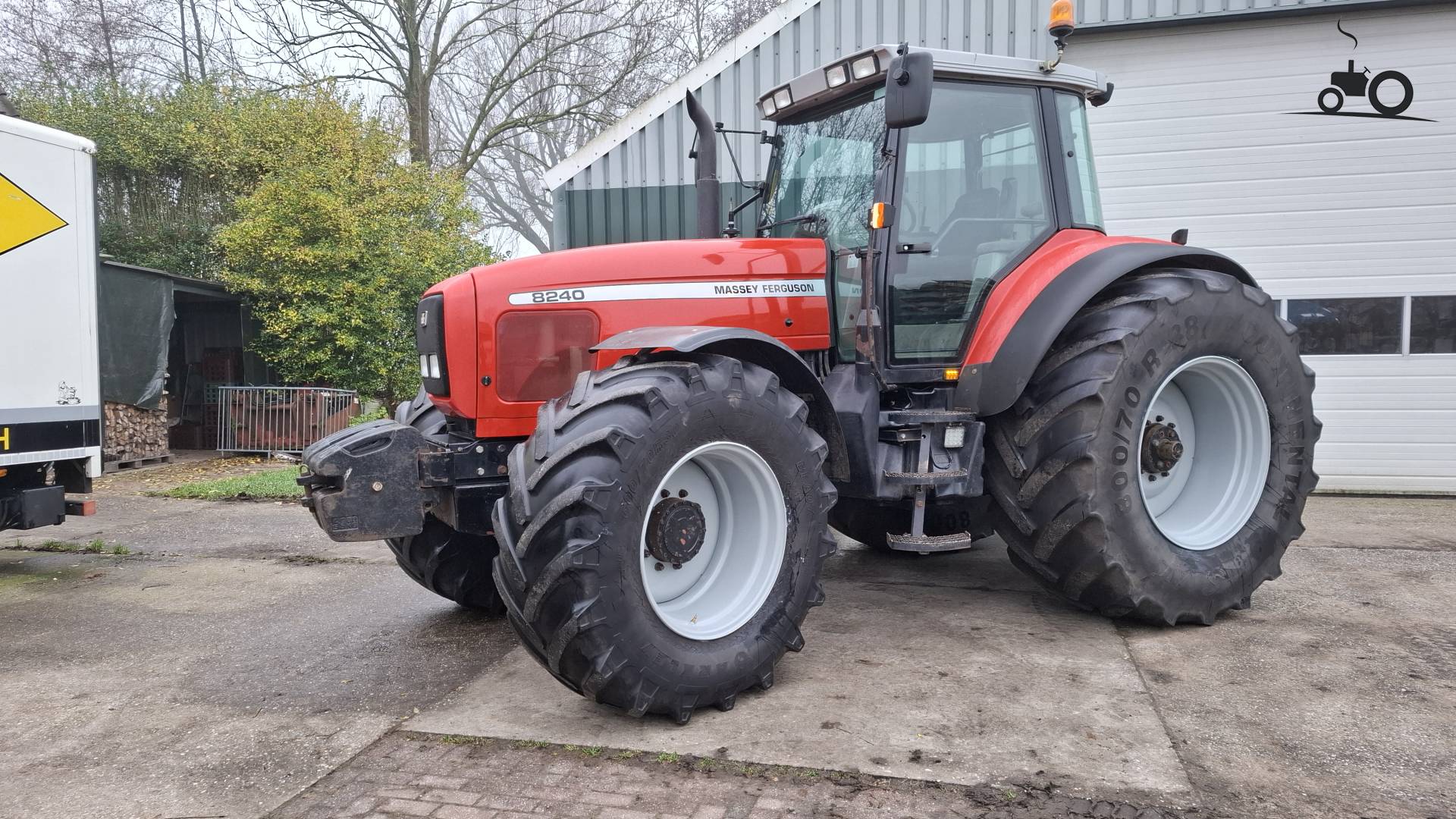 Massey Ferguson 8240 - Motor valt uit tijdens zware belasting