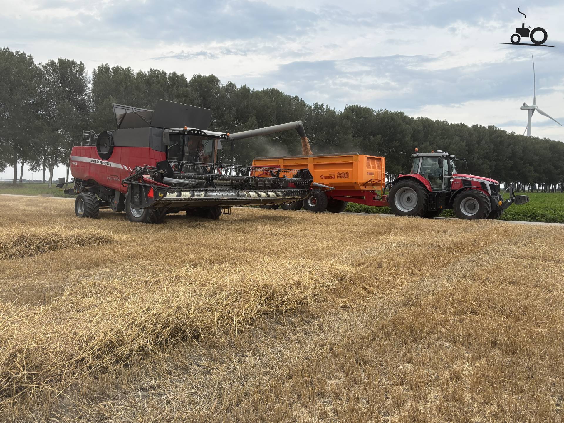 Foto Massey Ferguson Combine #1628460