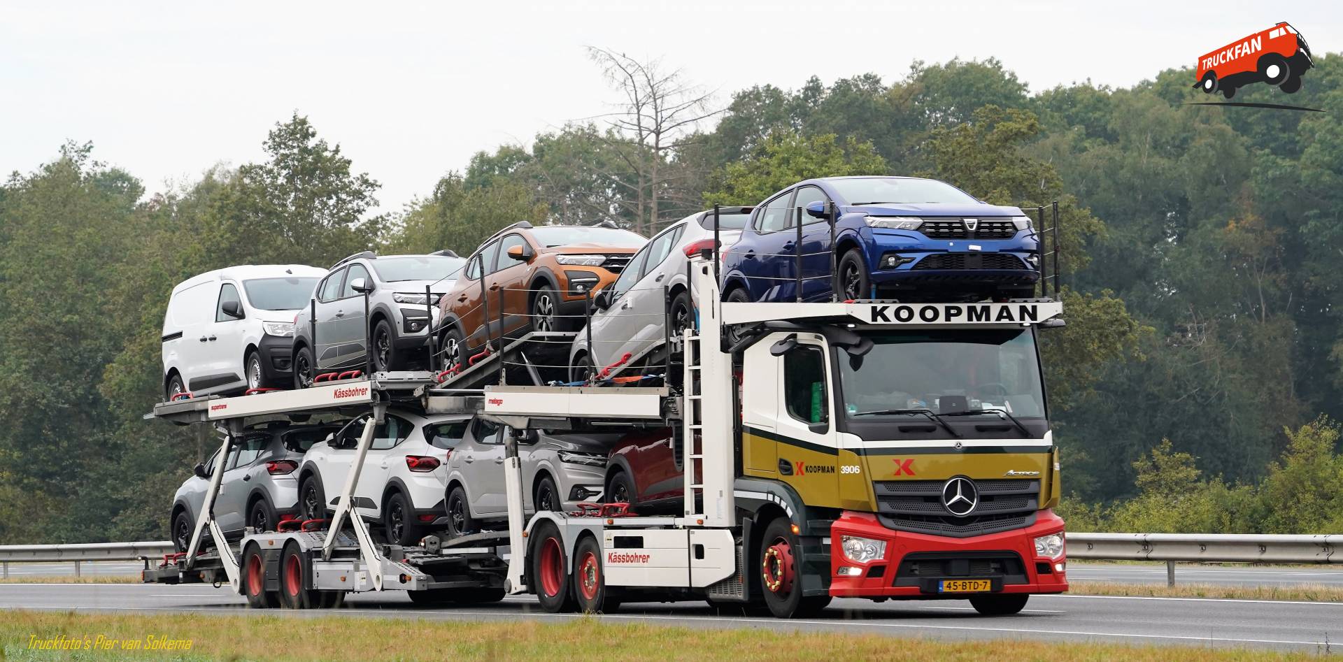 Foto Mercedes-Benz Actros van Koopman Autotransport B.V.