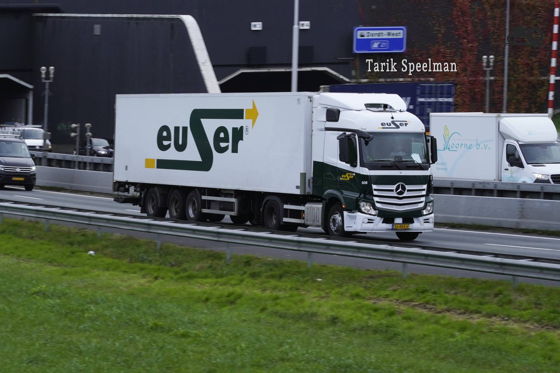 Foto Mercedes-Benz Actros MP4 van Jan Euser Transport Barendrecht B.V.