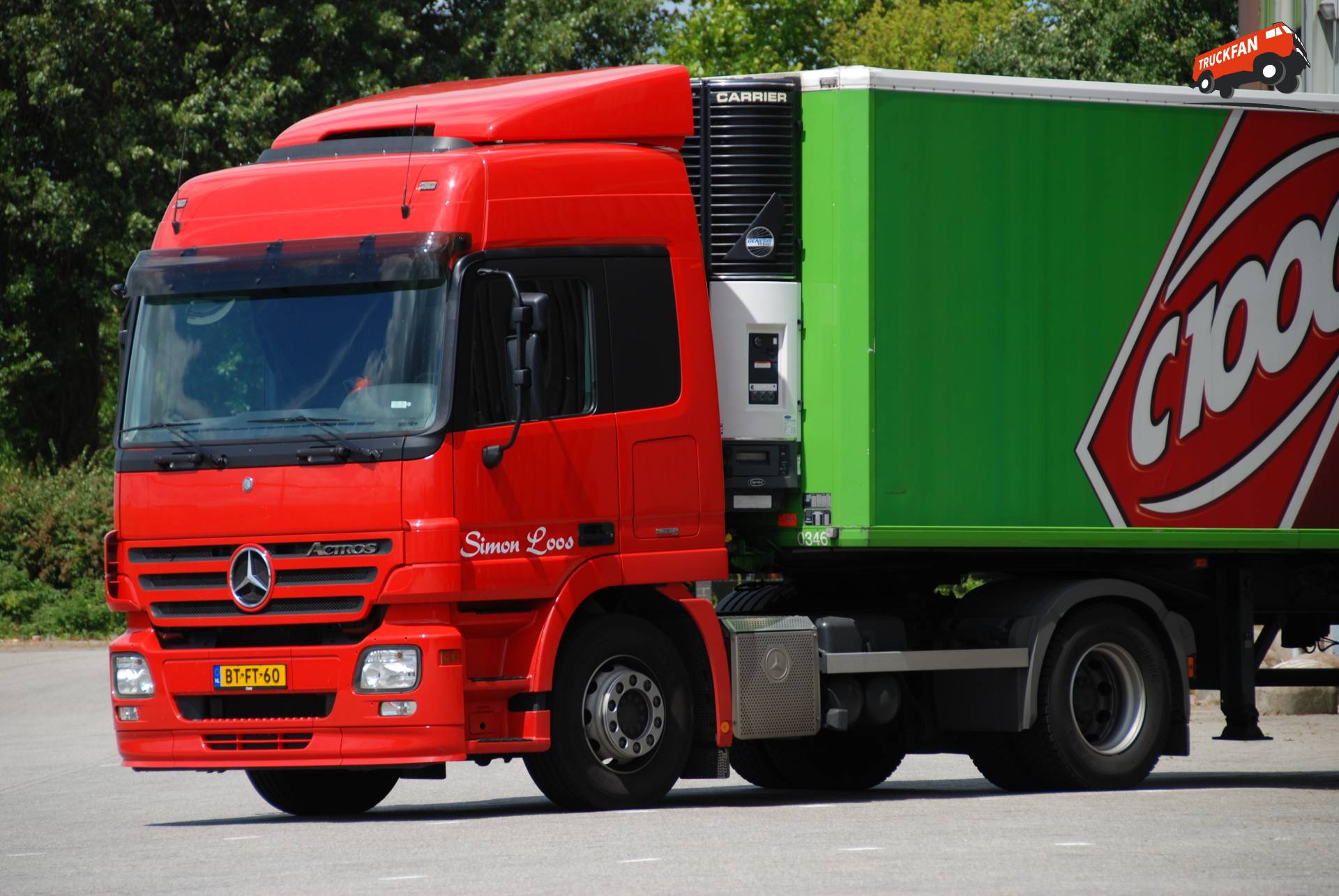 Foto Mercedes-Benz Actros MP2 van Simon Loos bv