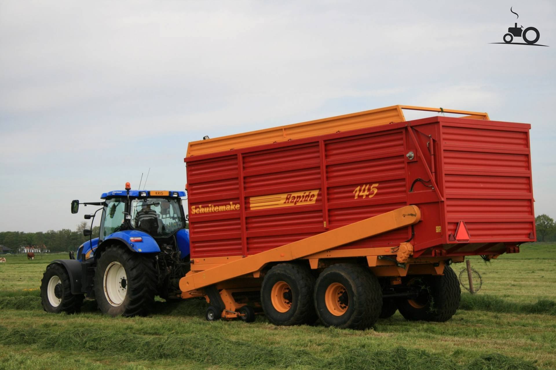 Foto New Holland T 6080 Van Http www jtnfotografie nl