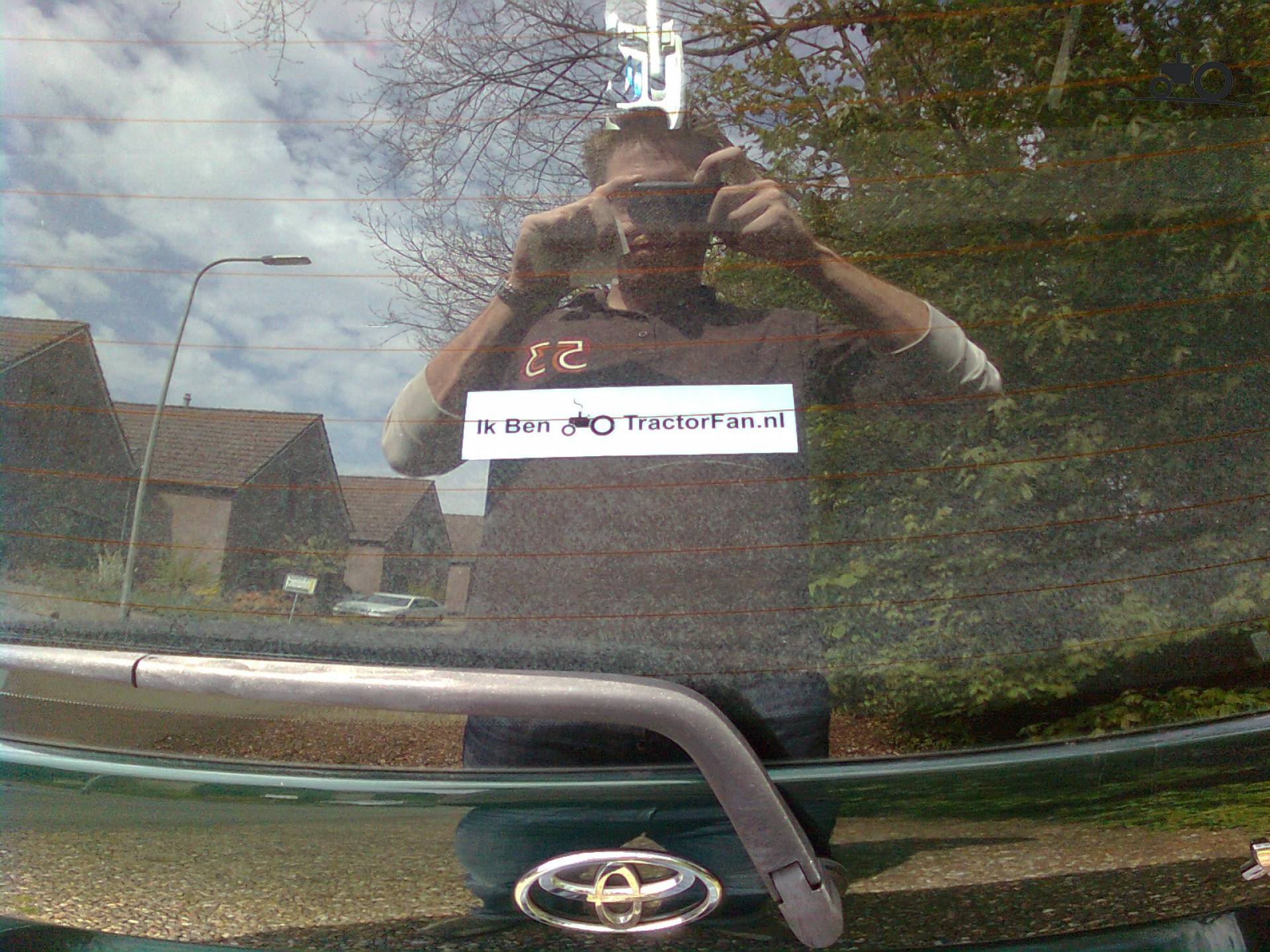 Onbekend Stickers Tractorfan