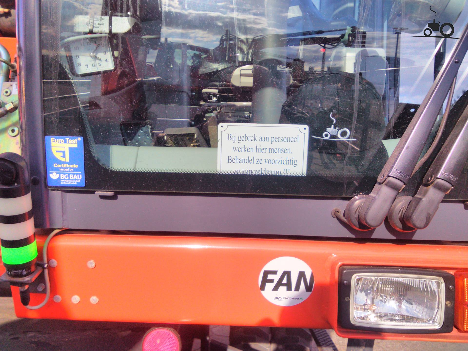Onbekend Stickers Tractorfan