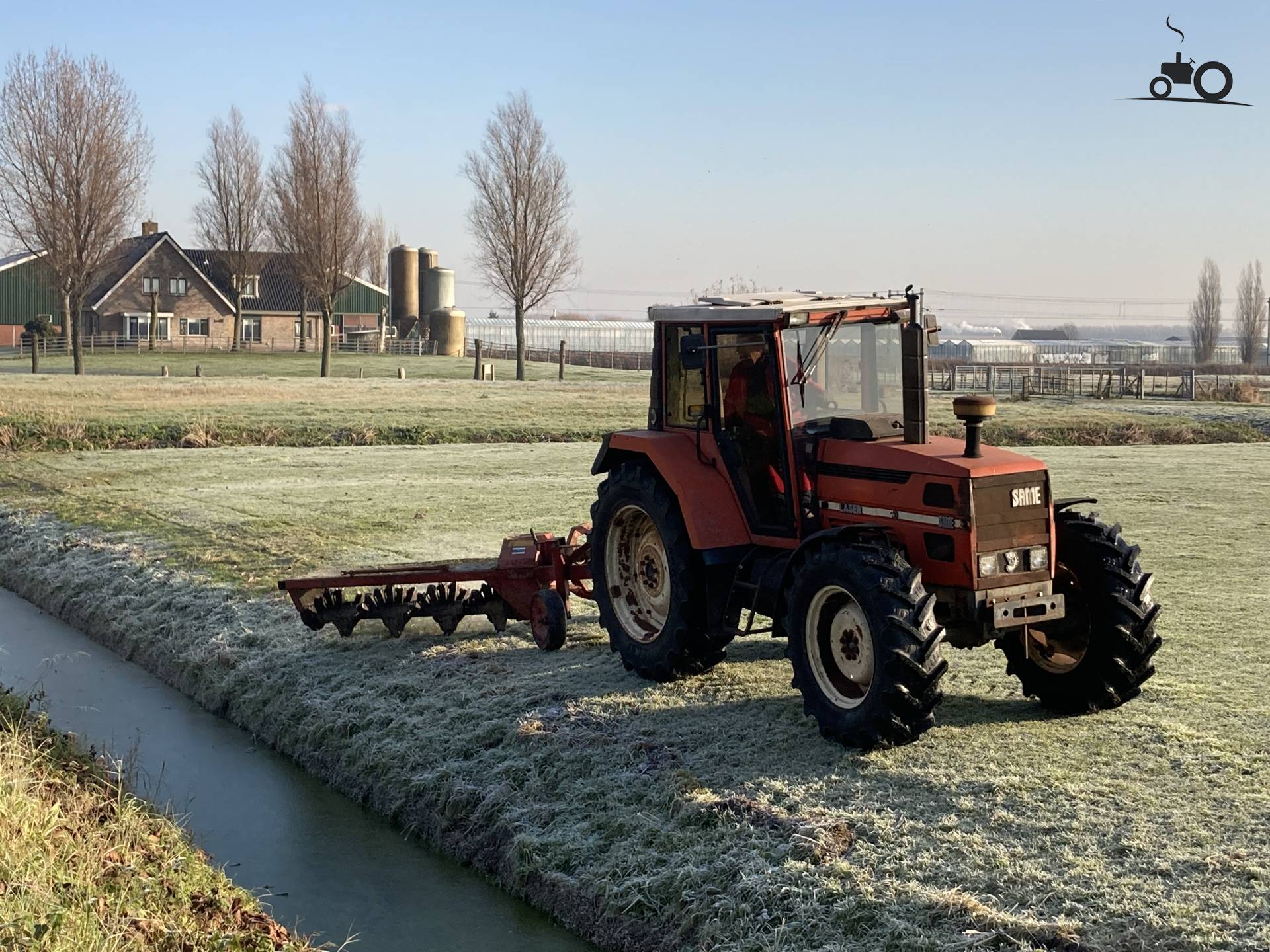 Foto Same Laser 90 van Agrarisch Loonbedrijf Van der Kraan