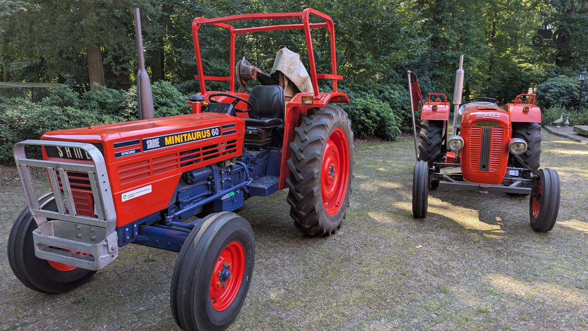 Maaien met de Minitaurus 60 en de 240