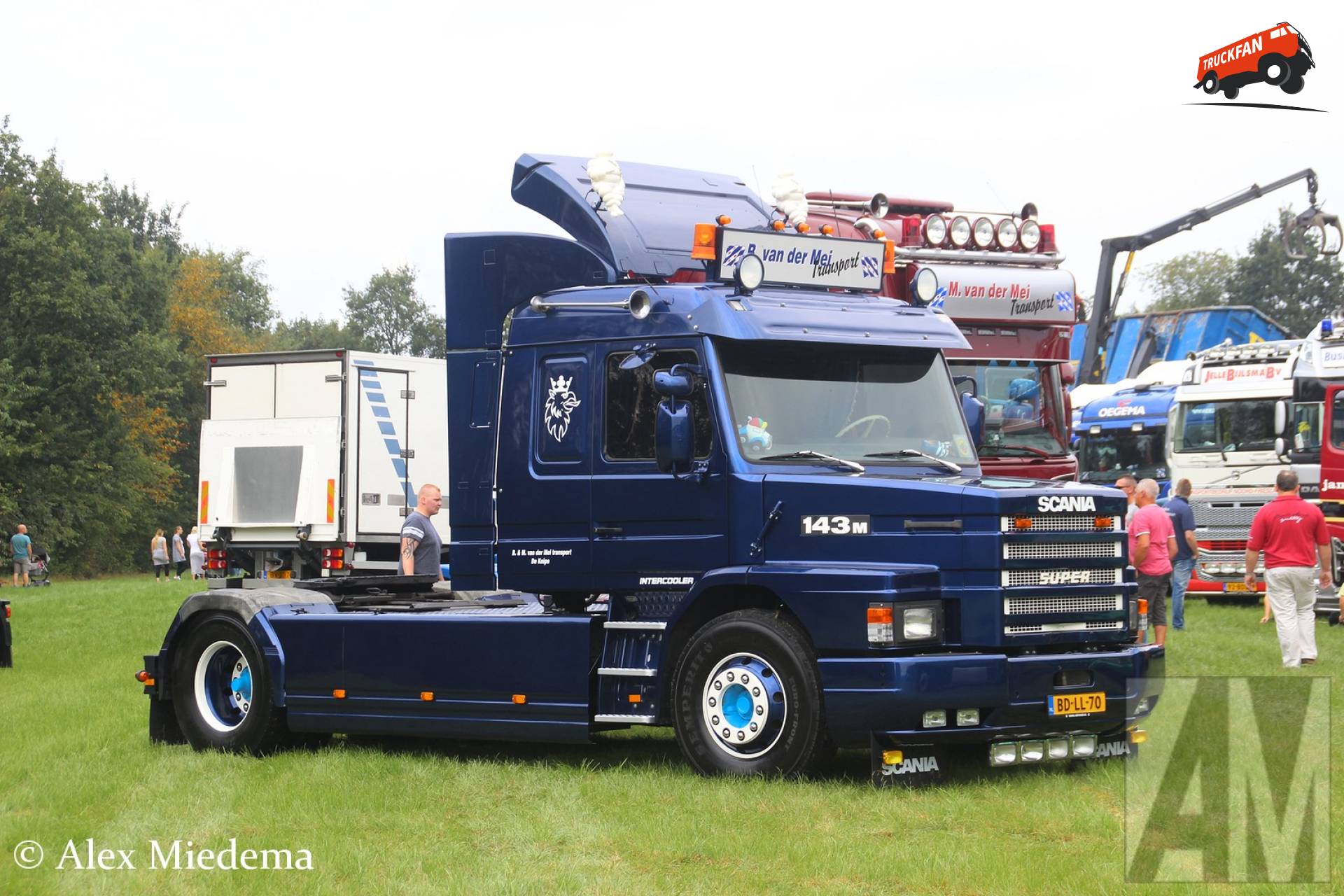 Foto Scania T143 van M. van der Mei Transport
