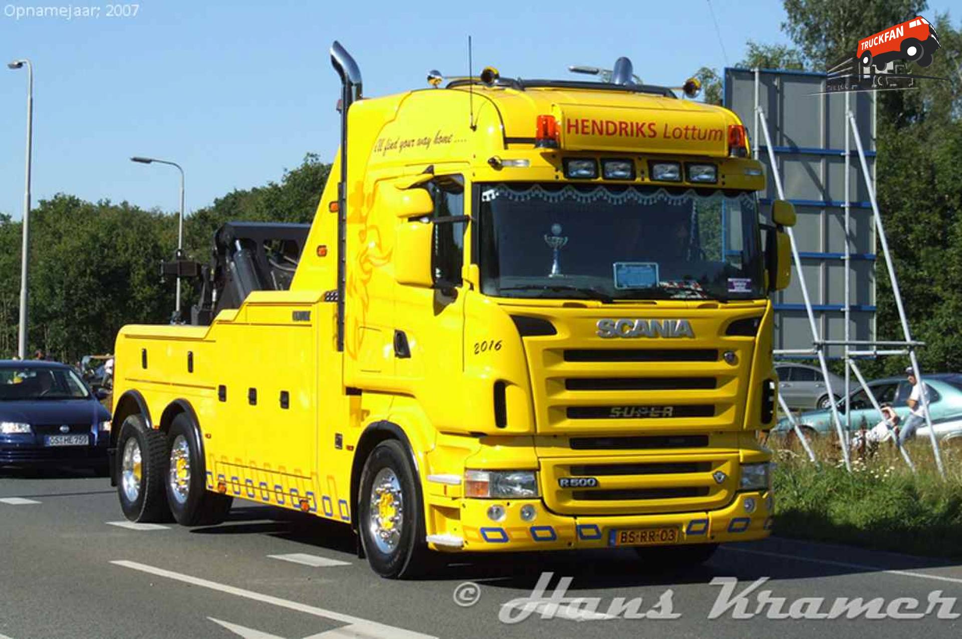 Foto Scania R500 van Internationaal Bergingsbedrijf Hendriks