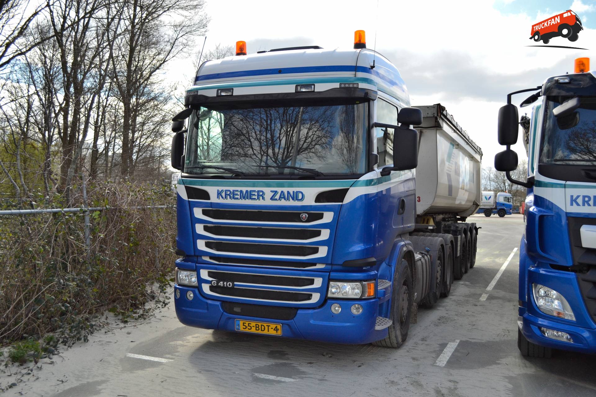 Foto Scania G410 van Kremer Zand en Grind
