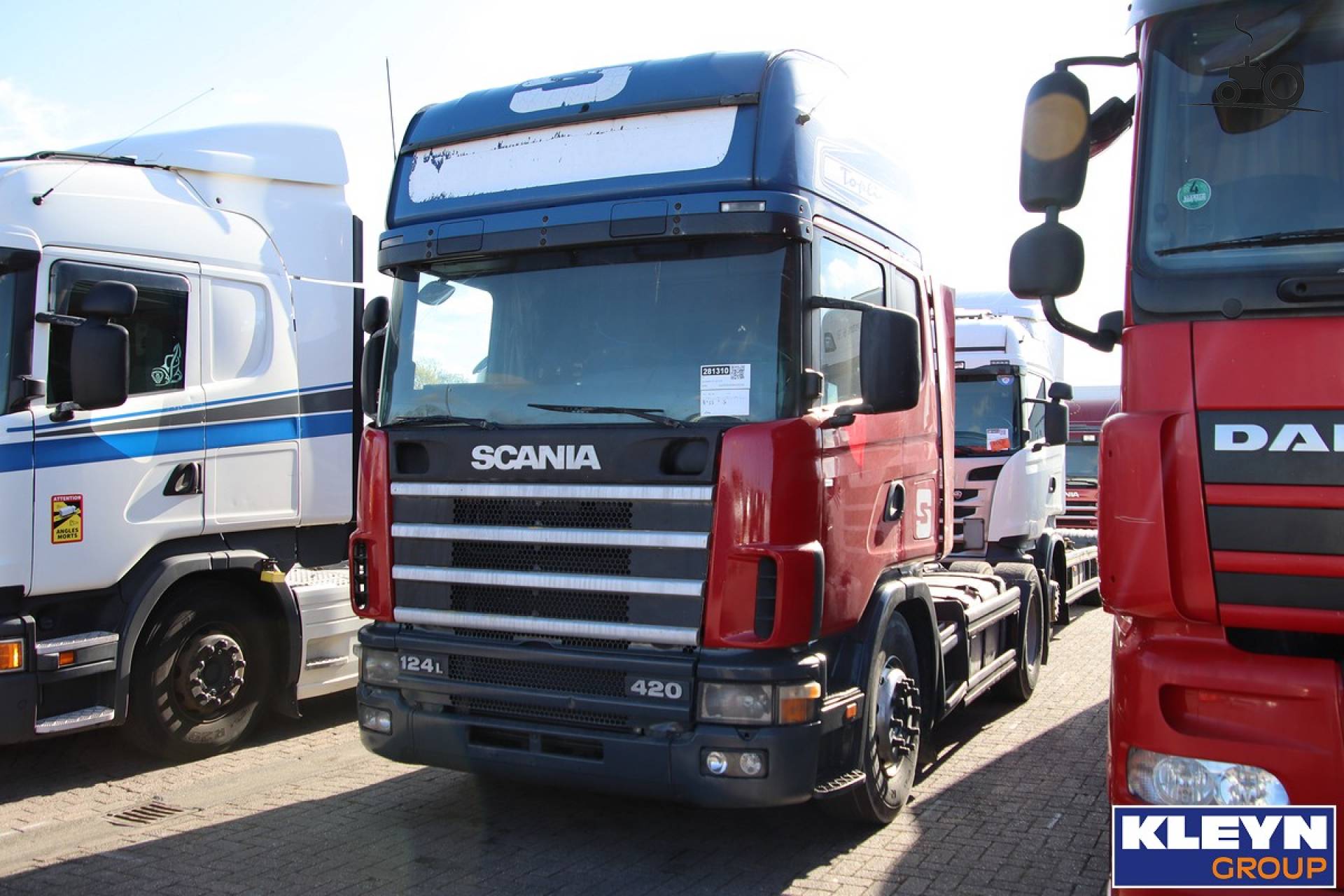 Foto Scania 124 van Schavemaker Containers B.V.