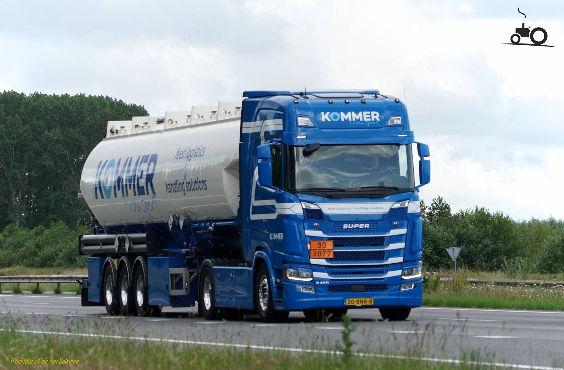Foto Scania R450 (new) van Transportbedrijf W. van Kommer B.V.