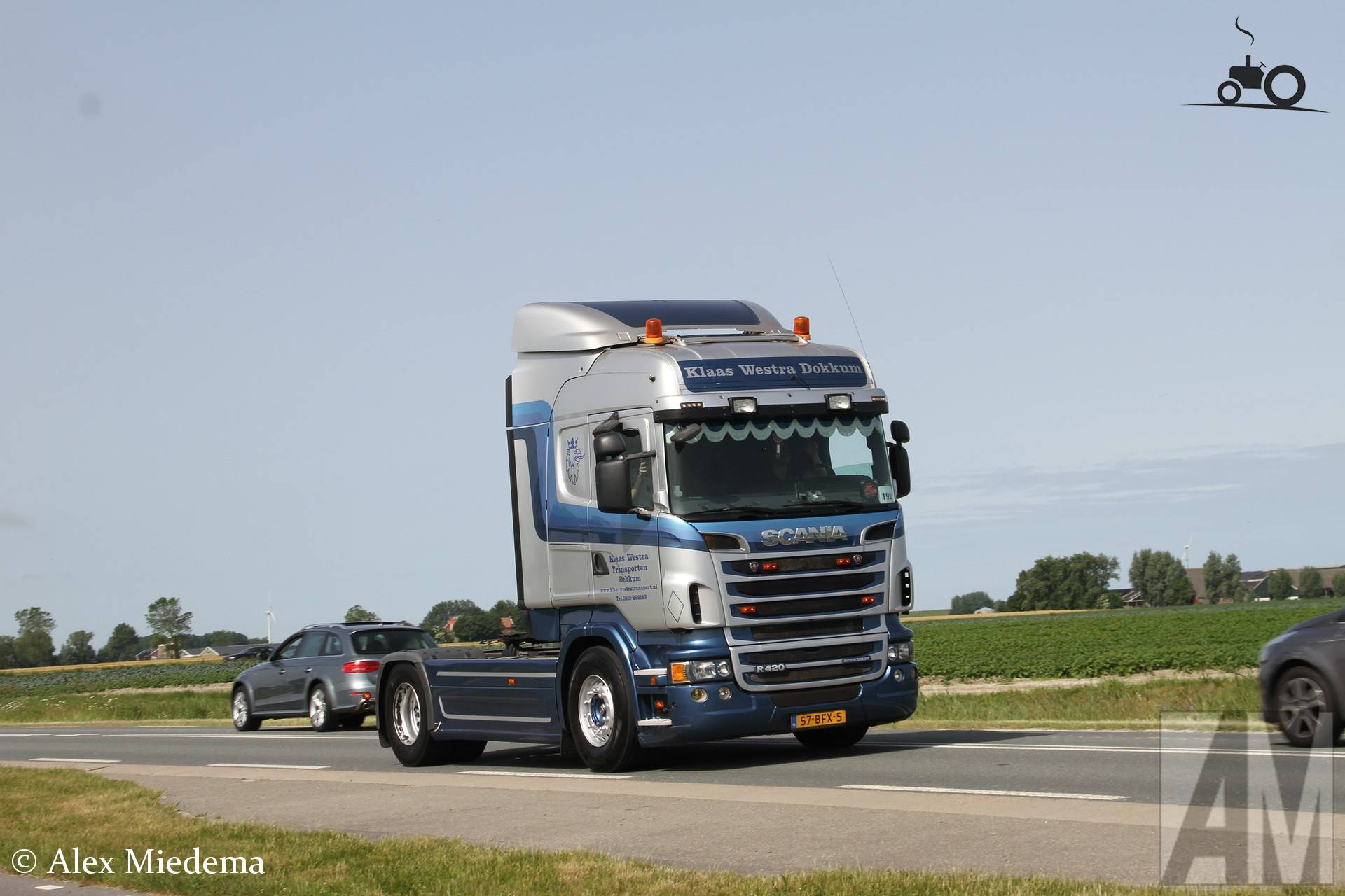Foto Scania R420 van Klaas Westra Transport