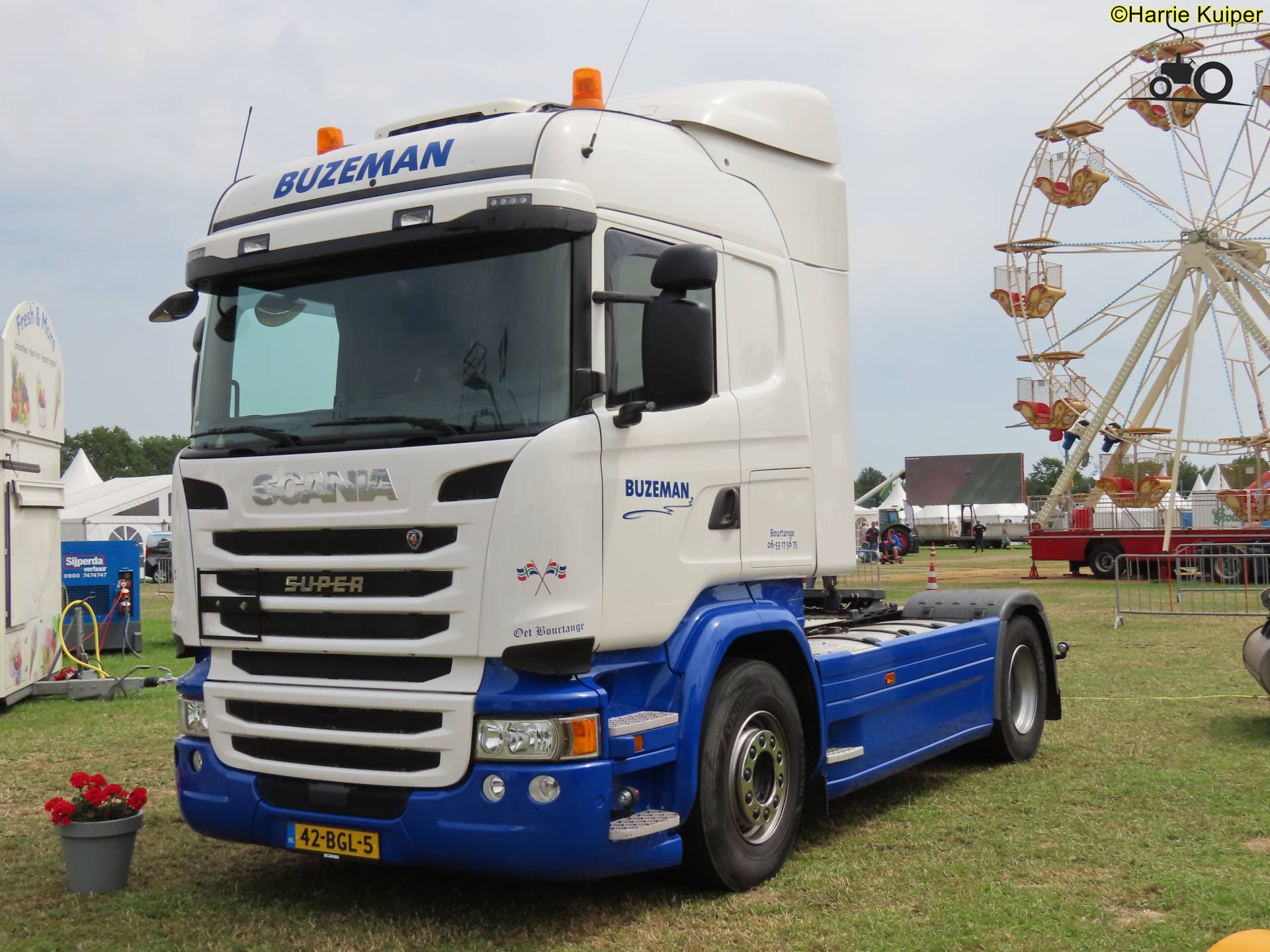 Foto Scania R410 van Loonbedrijf G. Buzeman