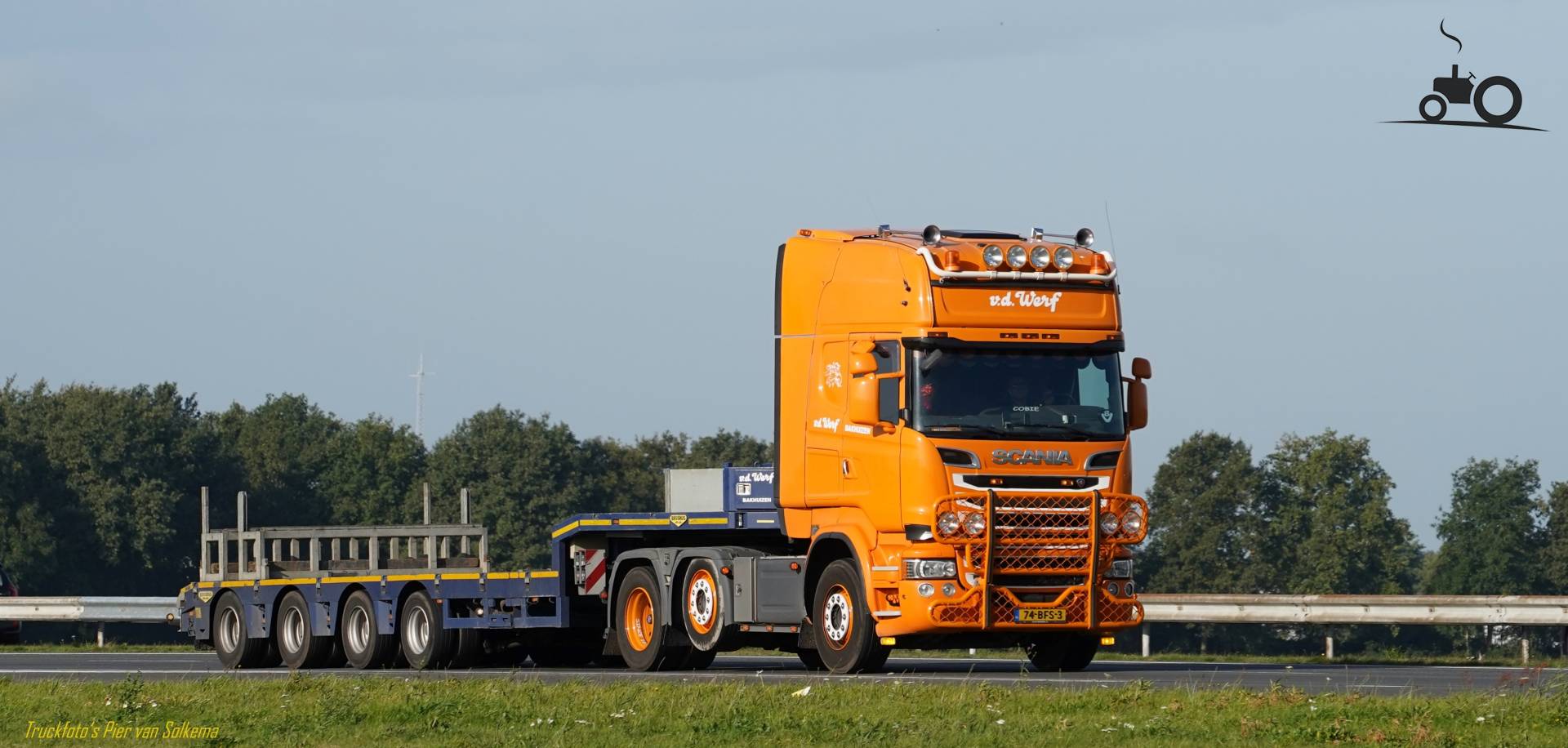 Foto Scania R520 van Fa. F. van der Werf en Zn.