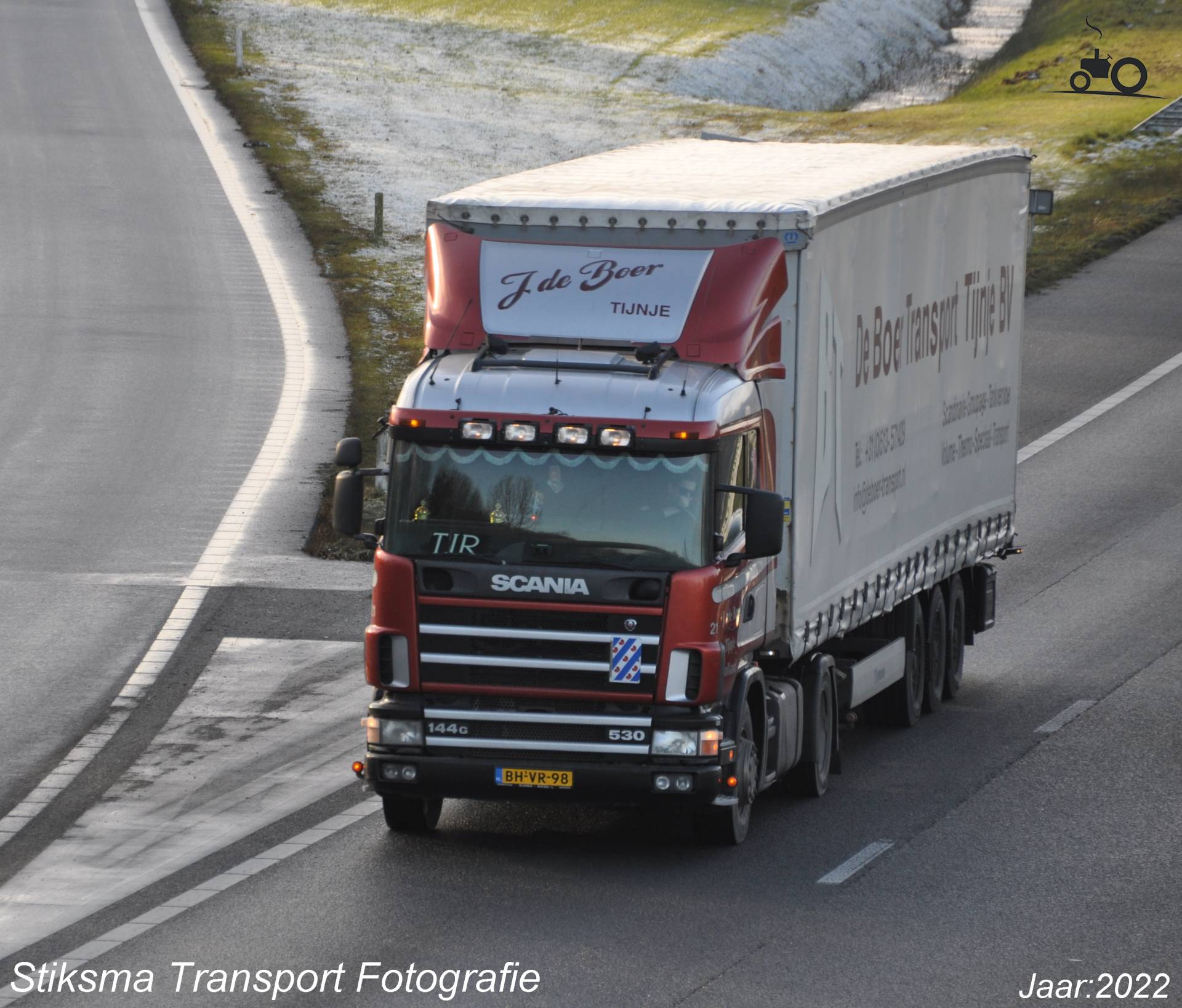 Foto Scania 144 van De Boer Transport B.V.