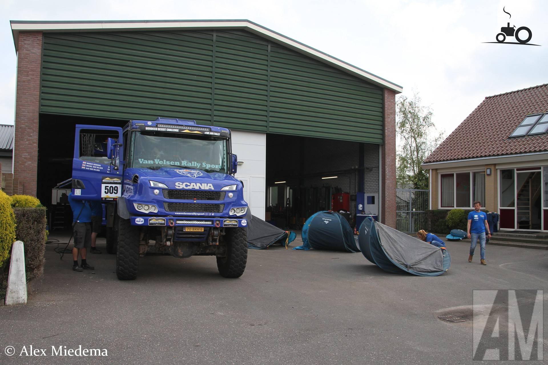 Foto Scania eigenbouw van A. van Velsen Transport B.V.