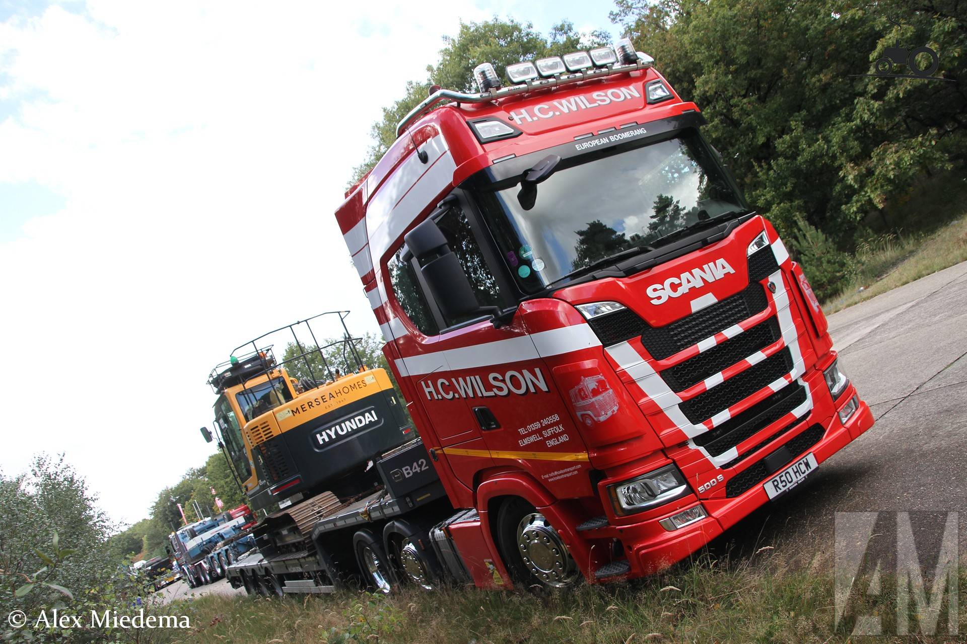 Foto Scania 500S van H.C.Wilson Transport Ltd.