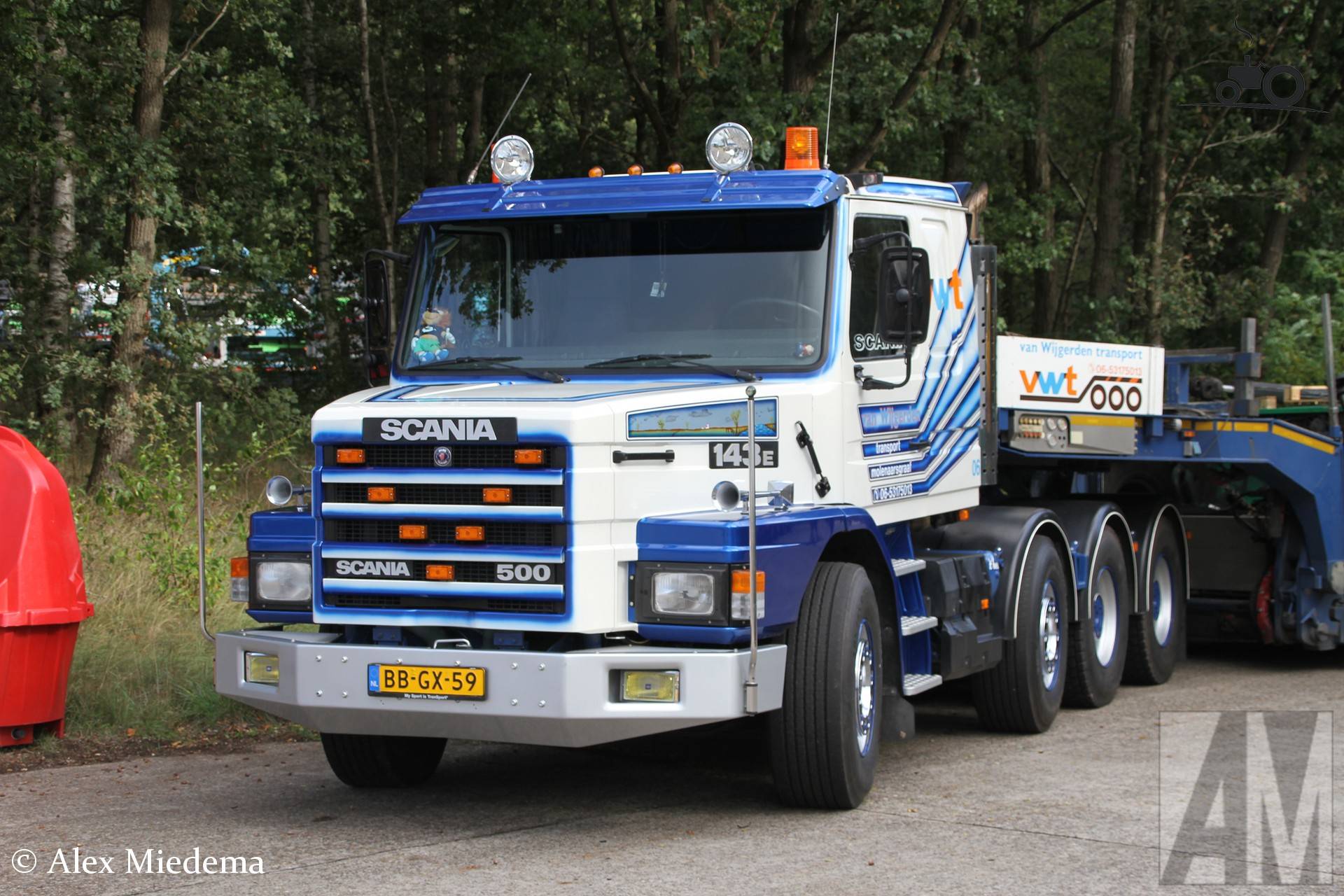 Foto Scania T143 van Fa. Van Wijgerden Transport