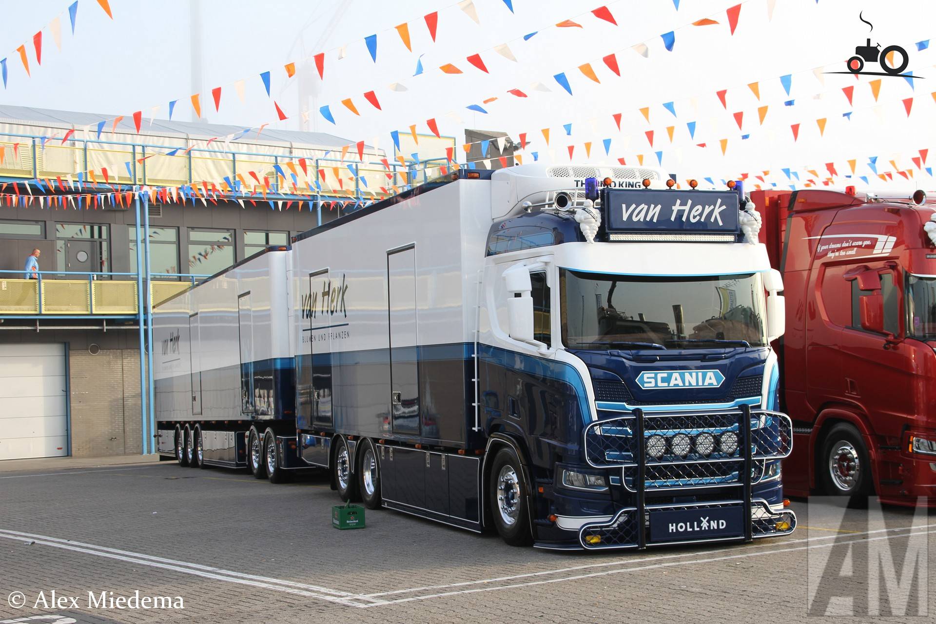 Foto Scania R650 van Van Herk Blumen und Pflanzen B.V.