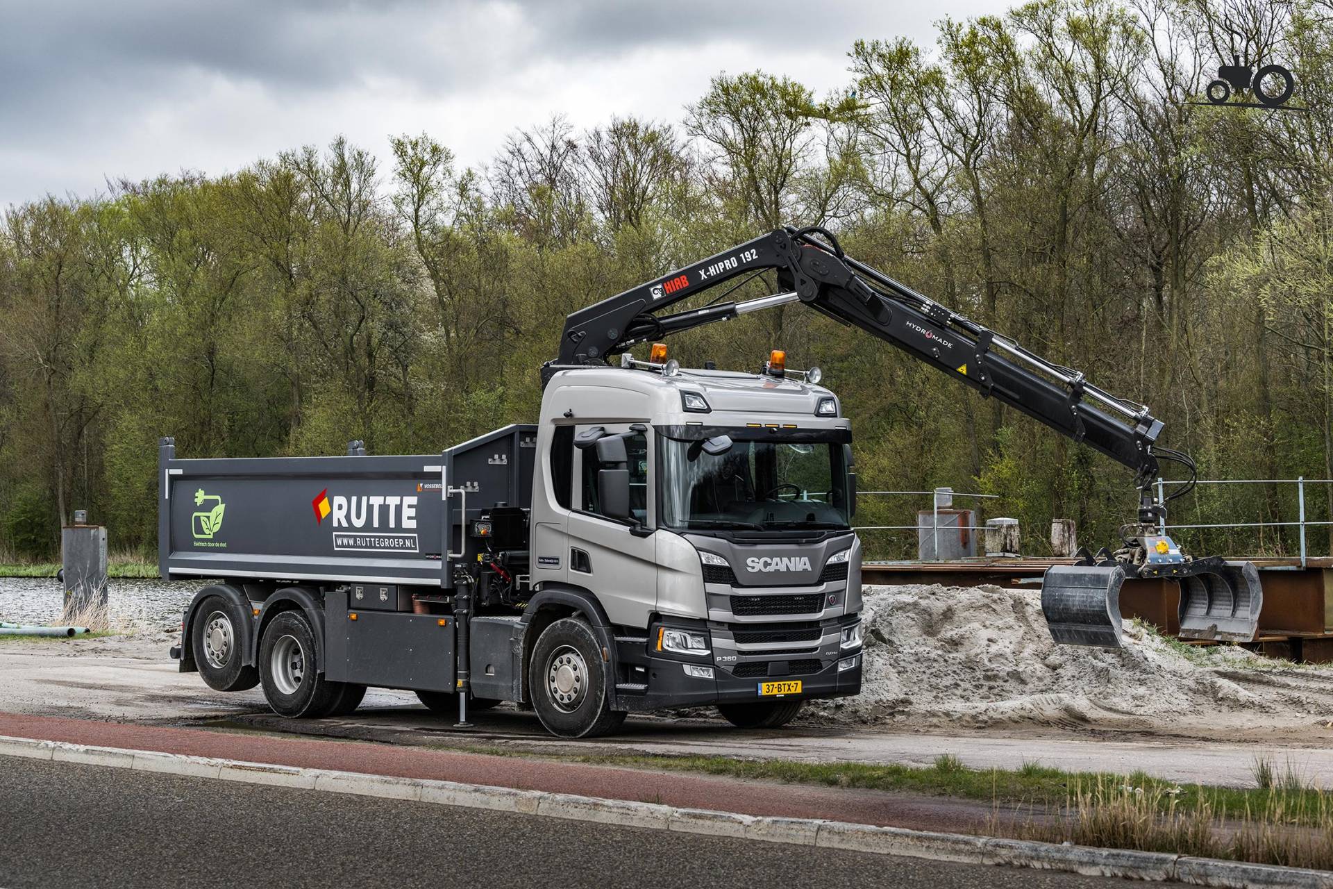 Foto Scania P360 van Rutte Transport